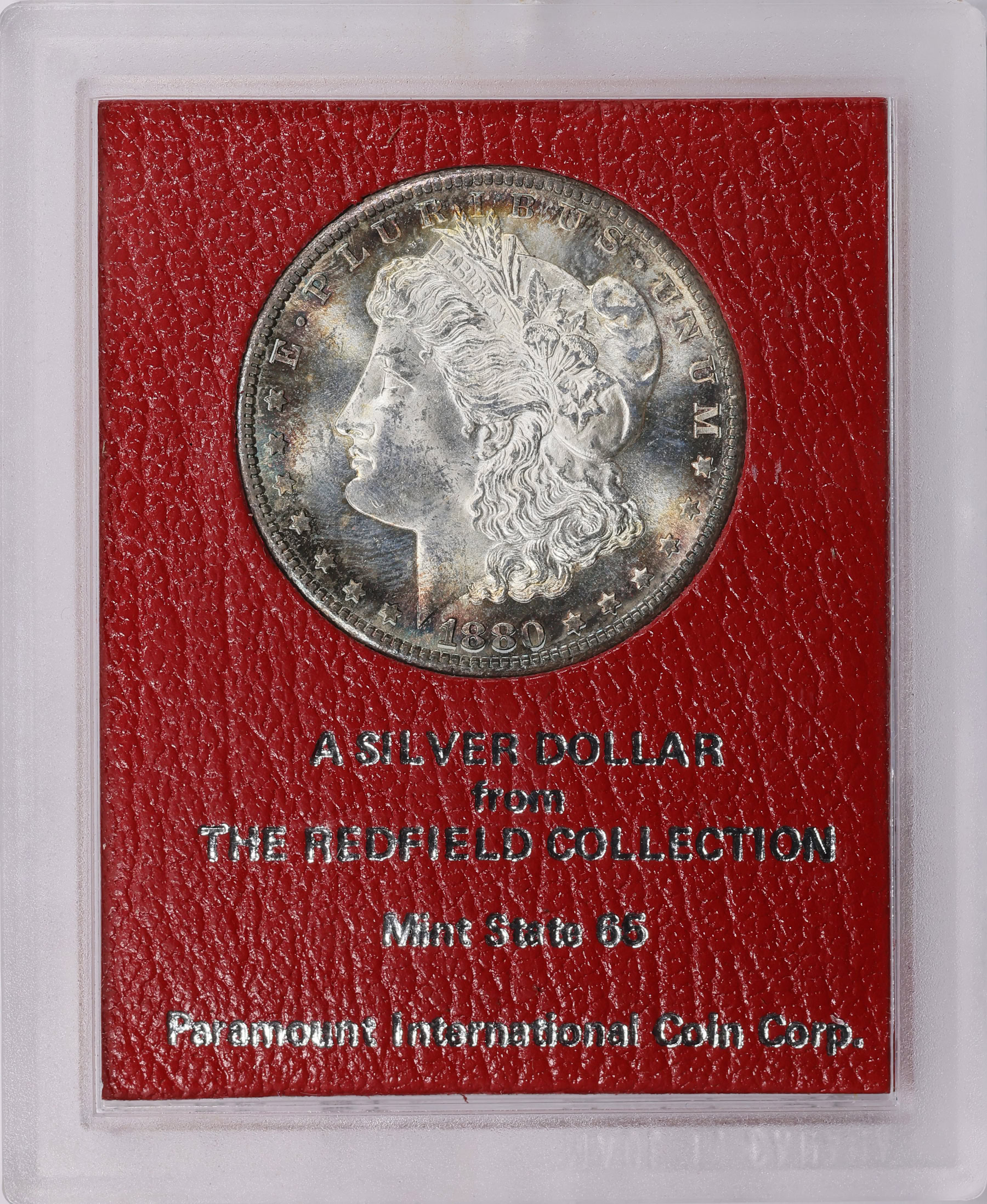1880-S Morgan Silver Dollar MS-65 (Redfield Collection) (Paramount Red ...