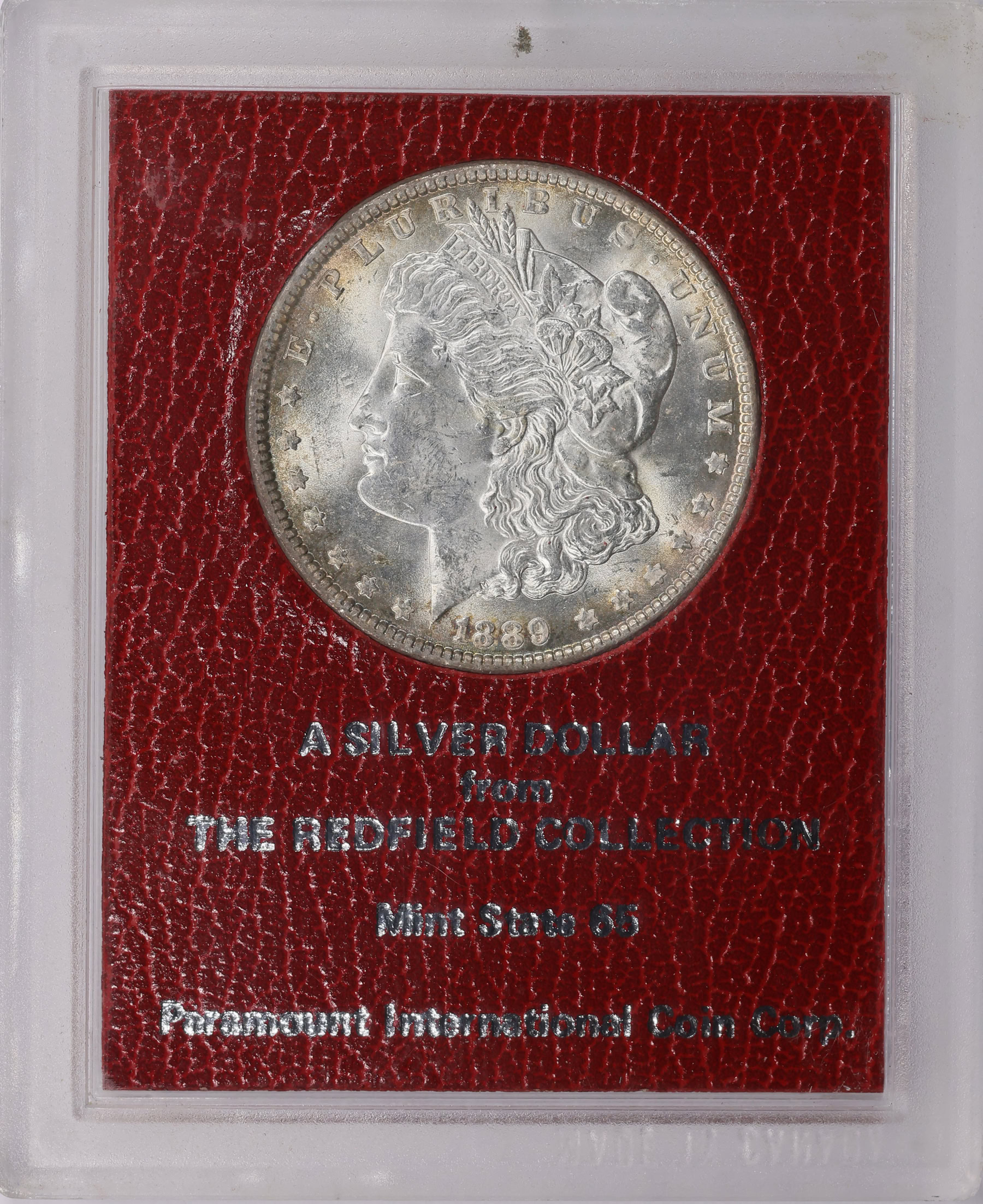 1889 Morgan Silver Dollar MS-65 (Redfield Collection) (Paramount Red ...