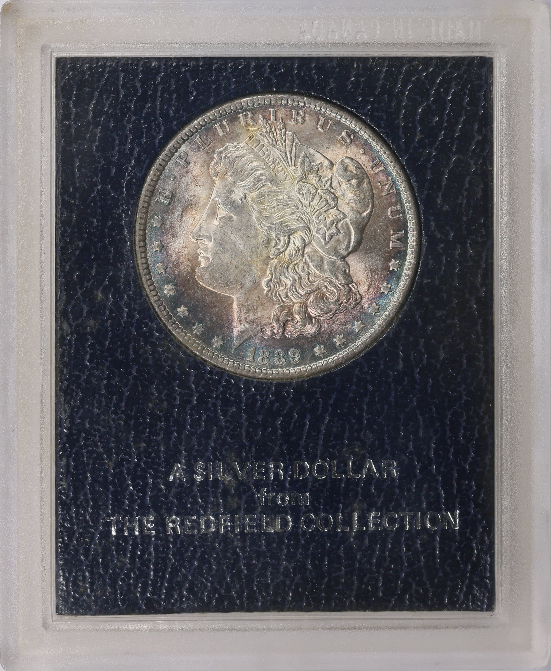 1889 Morgan Silver Dollar (Redfield Collection) (Paramount Black Holder ...