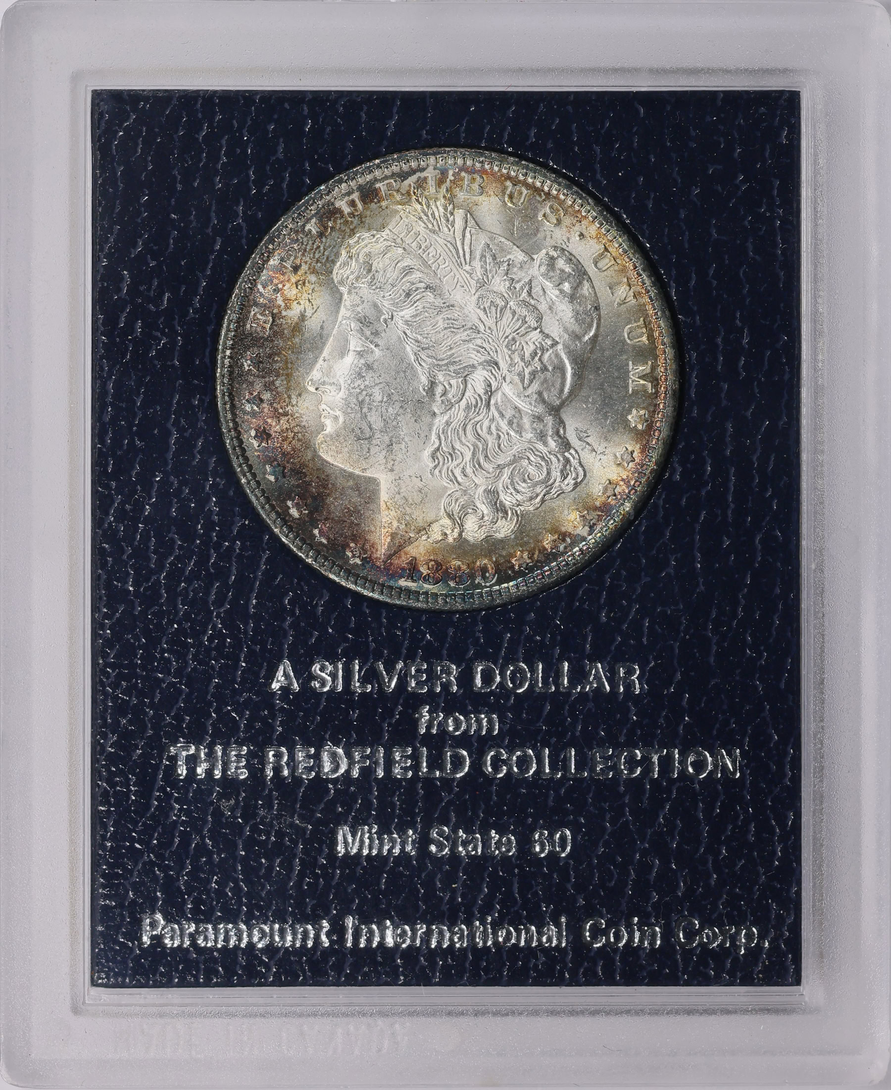 1880-S Morgan Silver Dollar MS-60 (Redfield Collection) (Paramount ...
