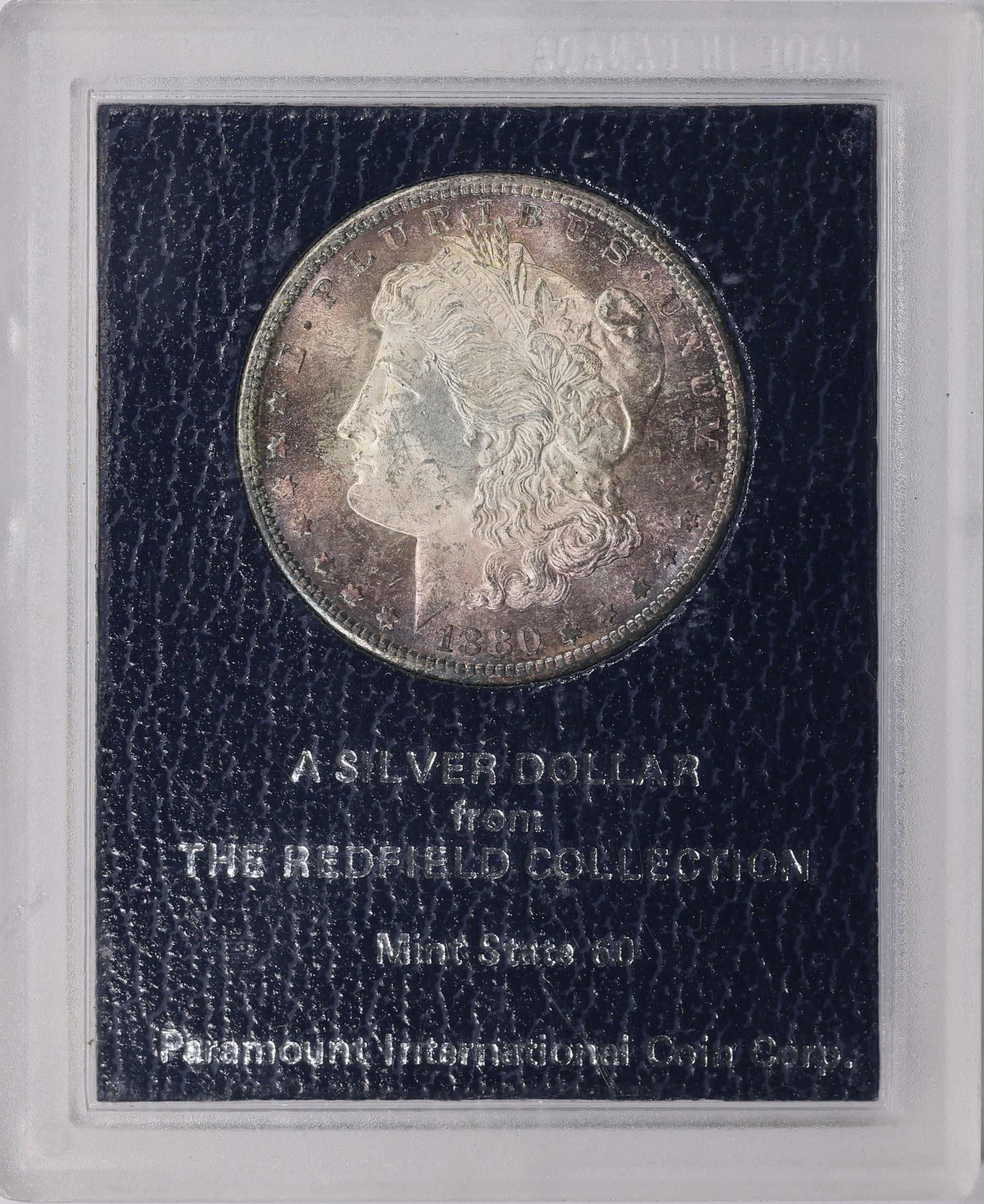 1880-S Morgan Silver Dollar MS-60 (Redfield Collection) (Paramount ...