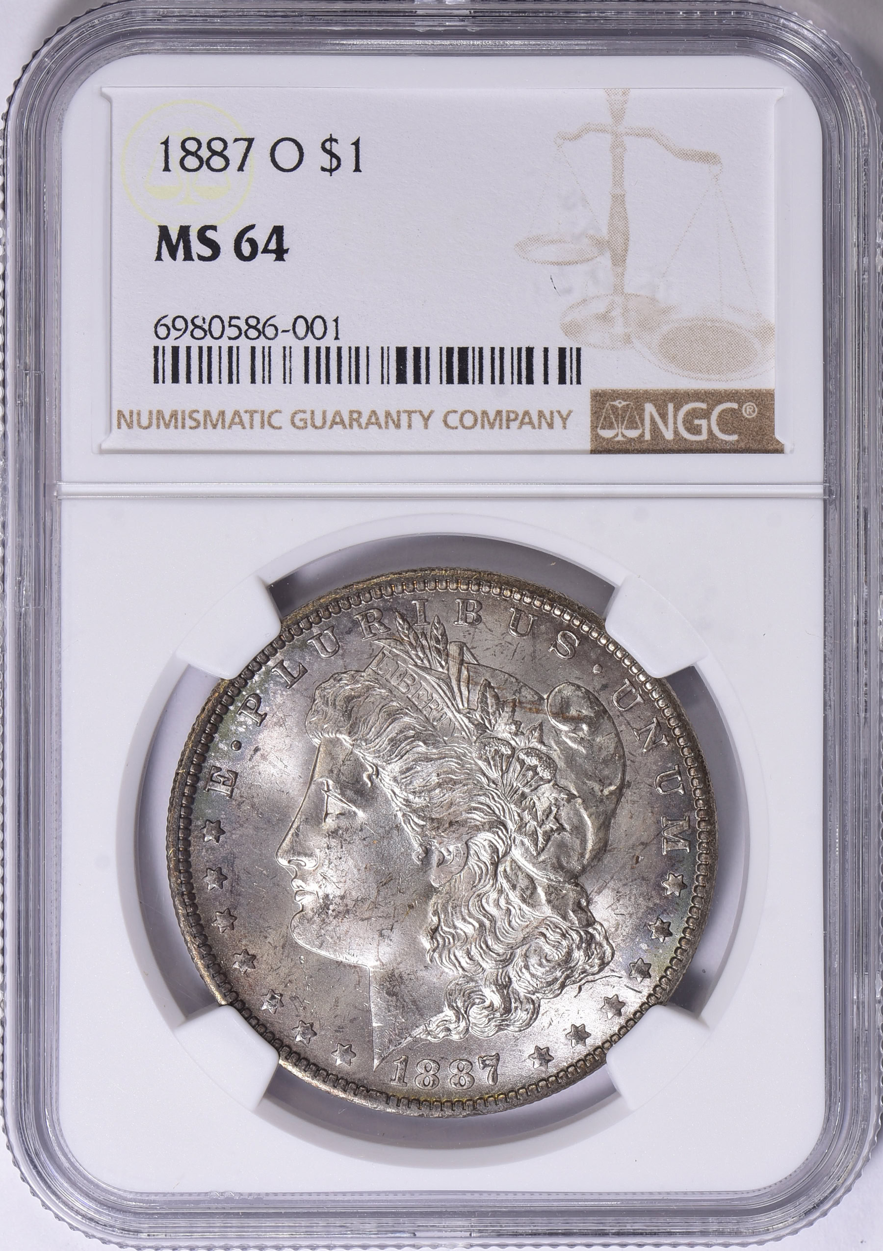 1887-O Morgan Silver Dollar NGC MS-64 (Item 1733755) | GreatCollections Coin Auctions