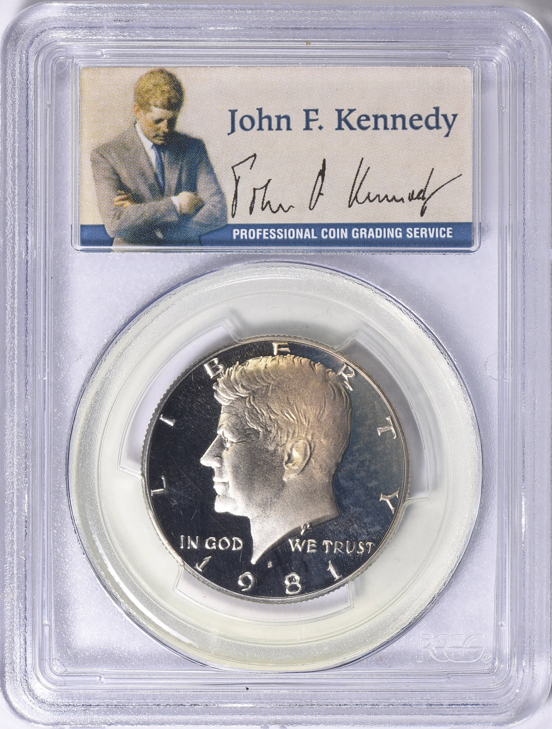 1981-S Kennedy Half Dollar Type 1 PCGS Proof-69 DCAM (John F. Kennedy ...