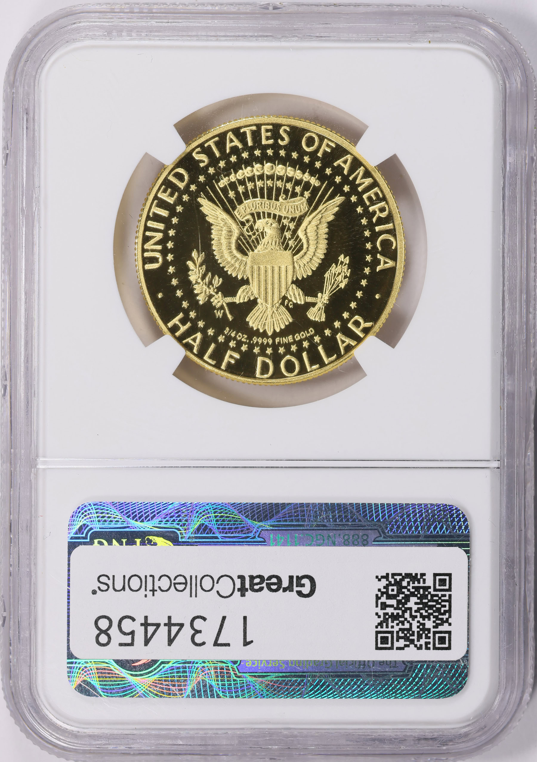 2014-W John F. Kennedy Gold Half Dollar 50th Anniversary Early Releases ...