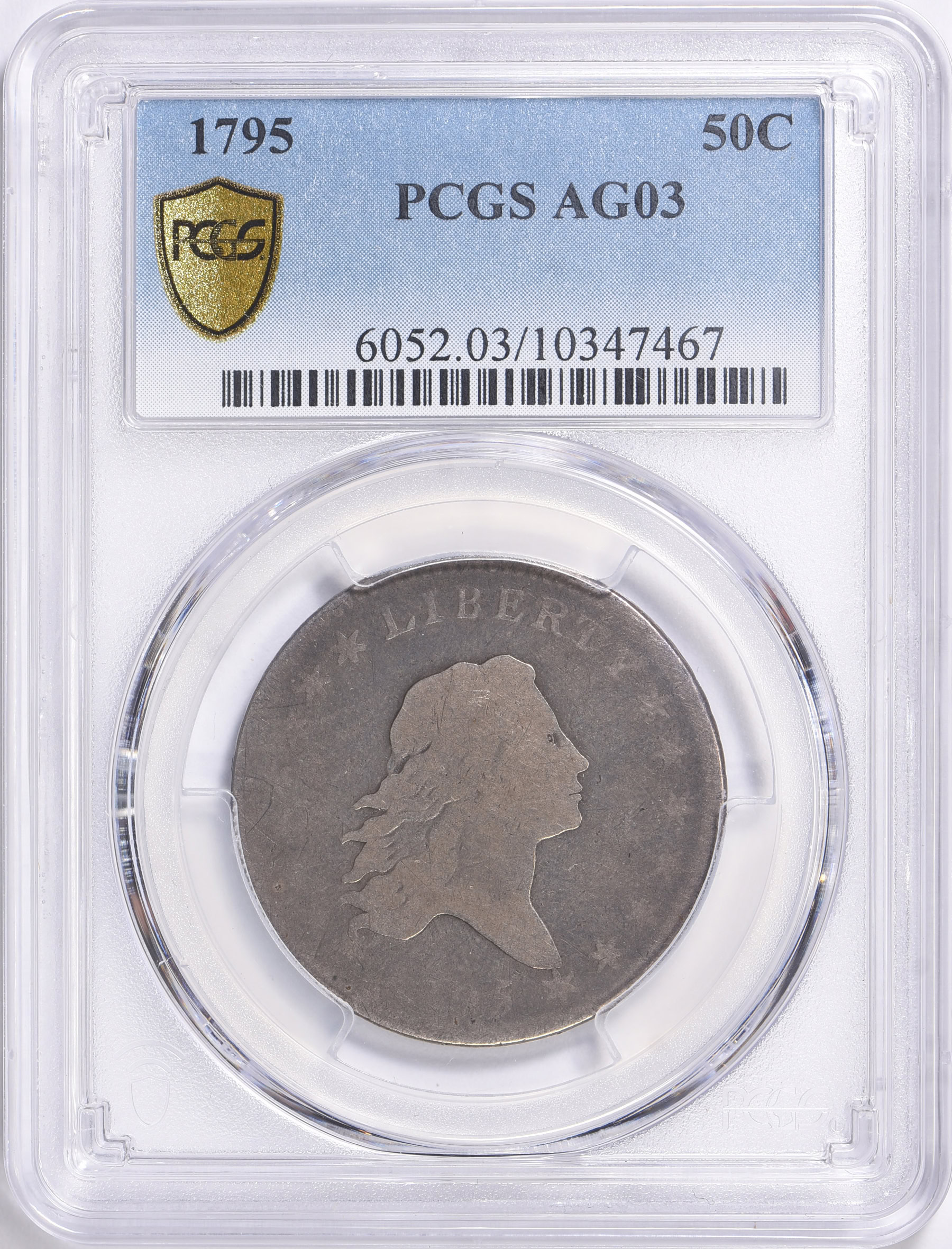 1795 Flowing Hair Half Dollar PCGS AG-03 (Item 1734514) | GreatCollections Coin Auctions