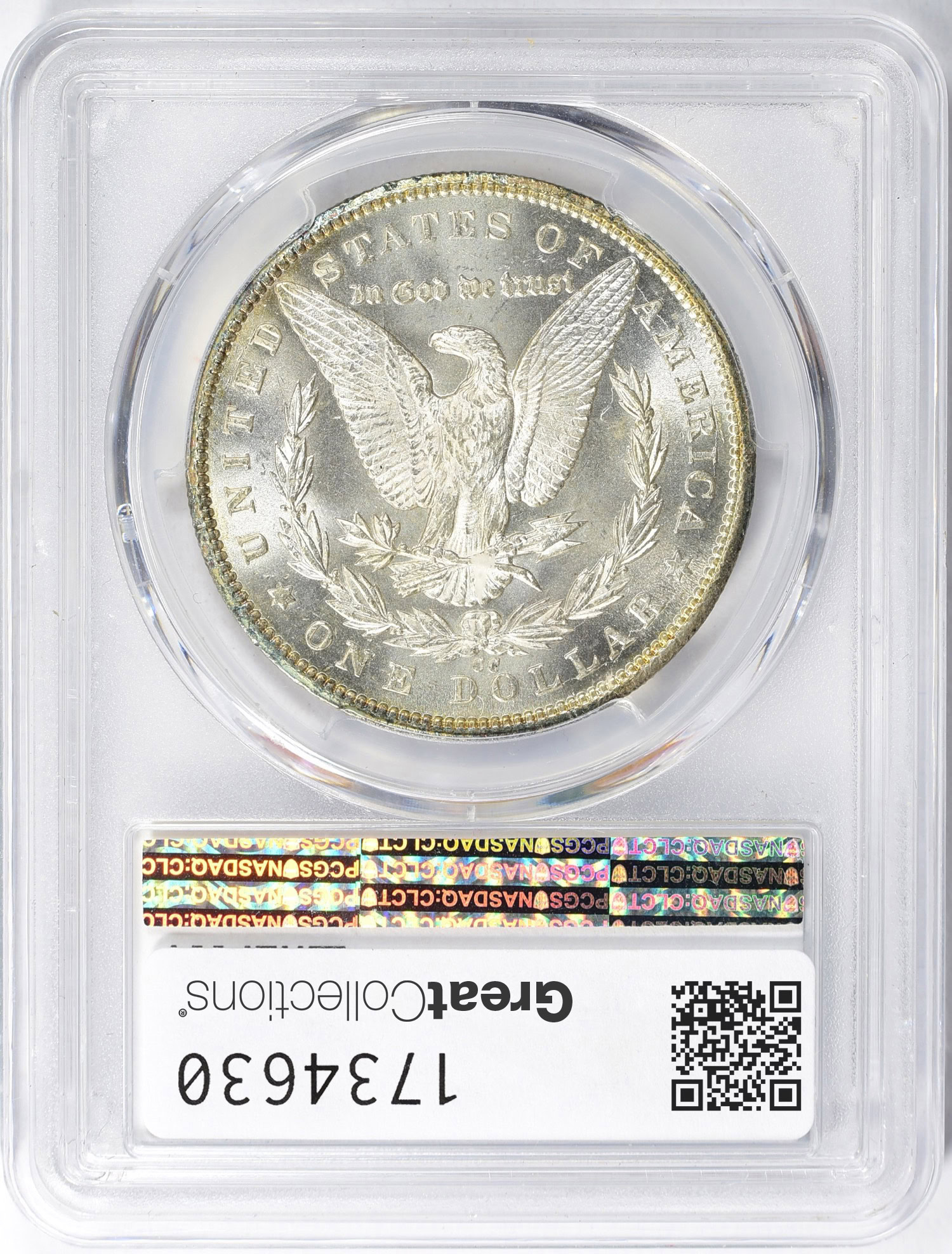 1893-CC Morgan Silver Dollar PCGS MS-62 (CAC Green) (Item 1734630) | GreatCollections Coin Auctions