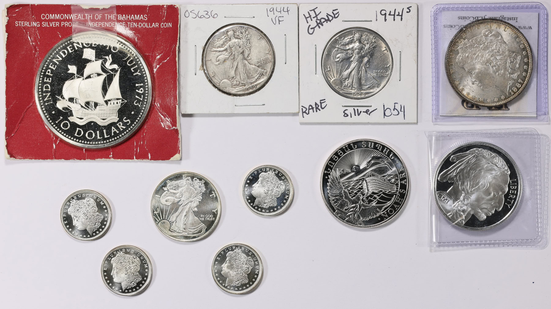 c.1887 - Modern Silver US, World and Private Mint Issue Selection ...