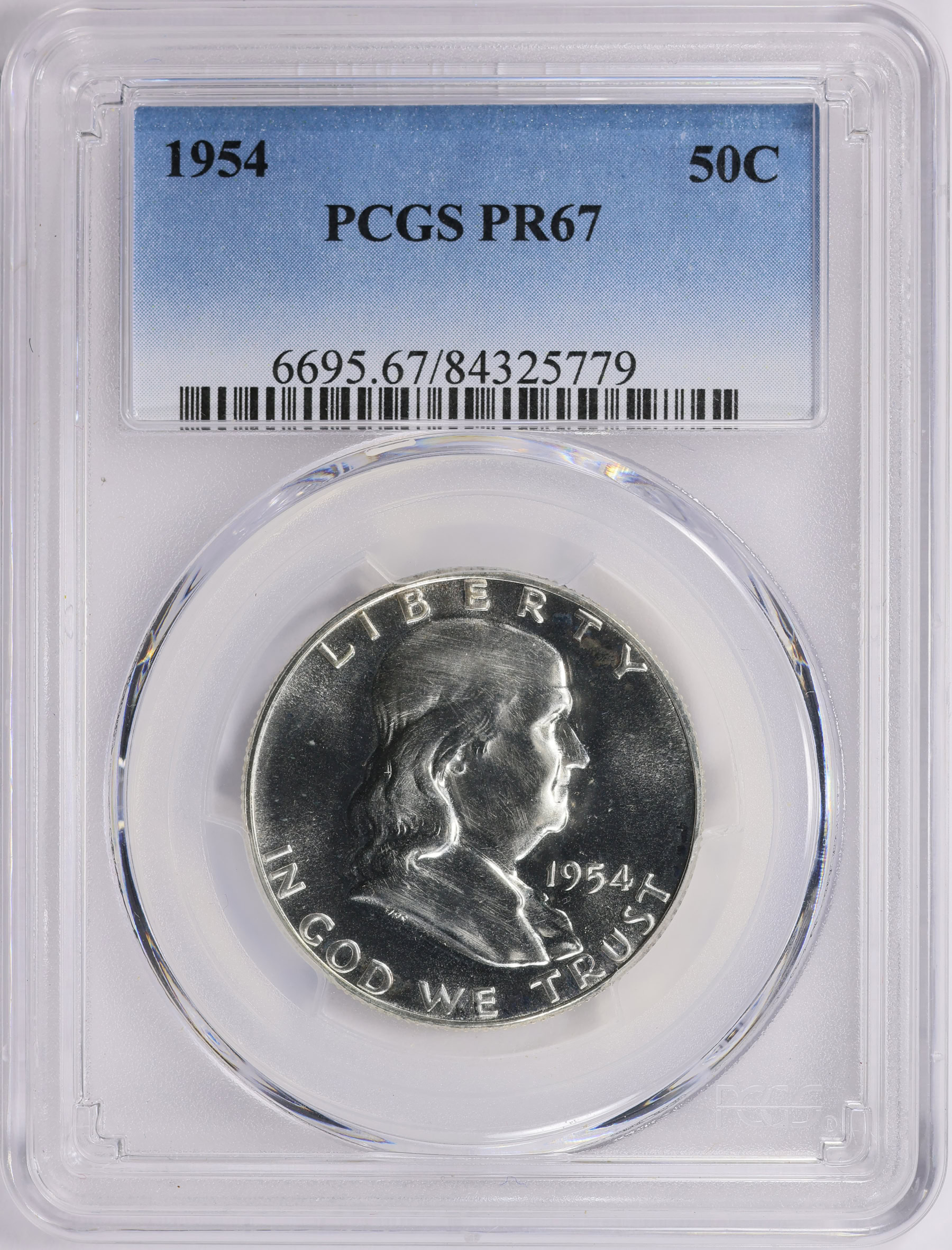 1954 Franklin Half Dollar PCGS Proof-67 (Item 1734802 ...