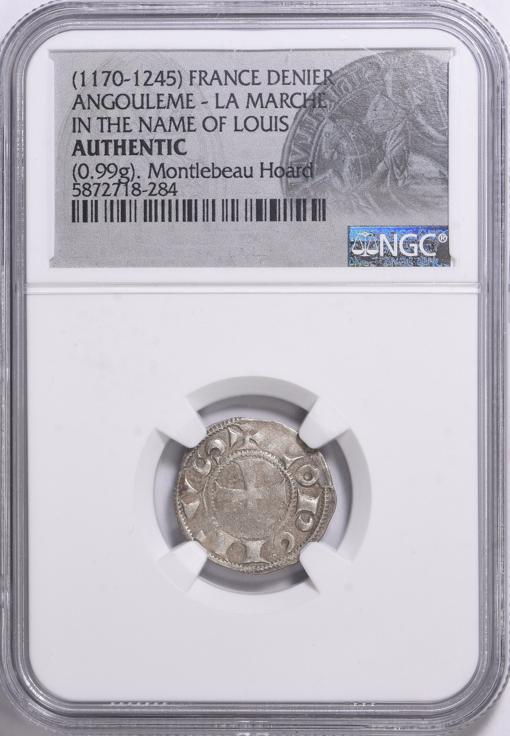 France - La Marche, Angouleme ND (1170-1245) Silver Denier in the Name ...