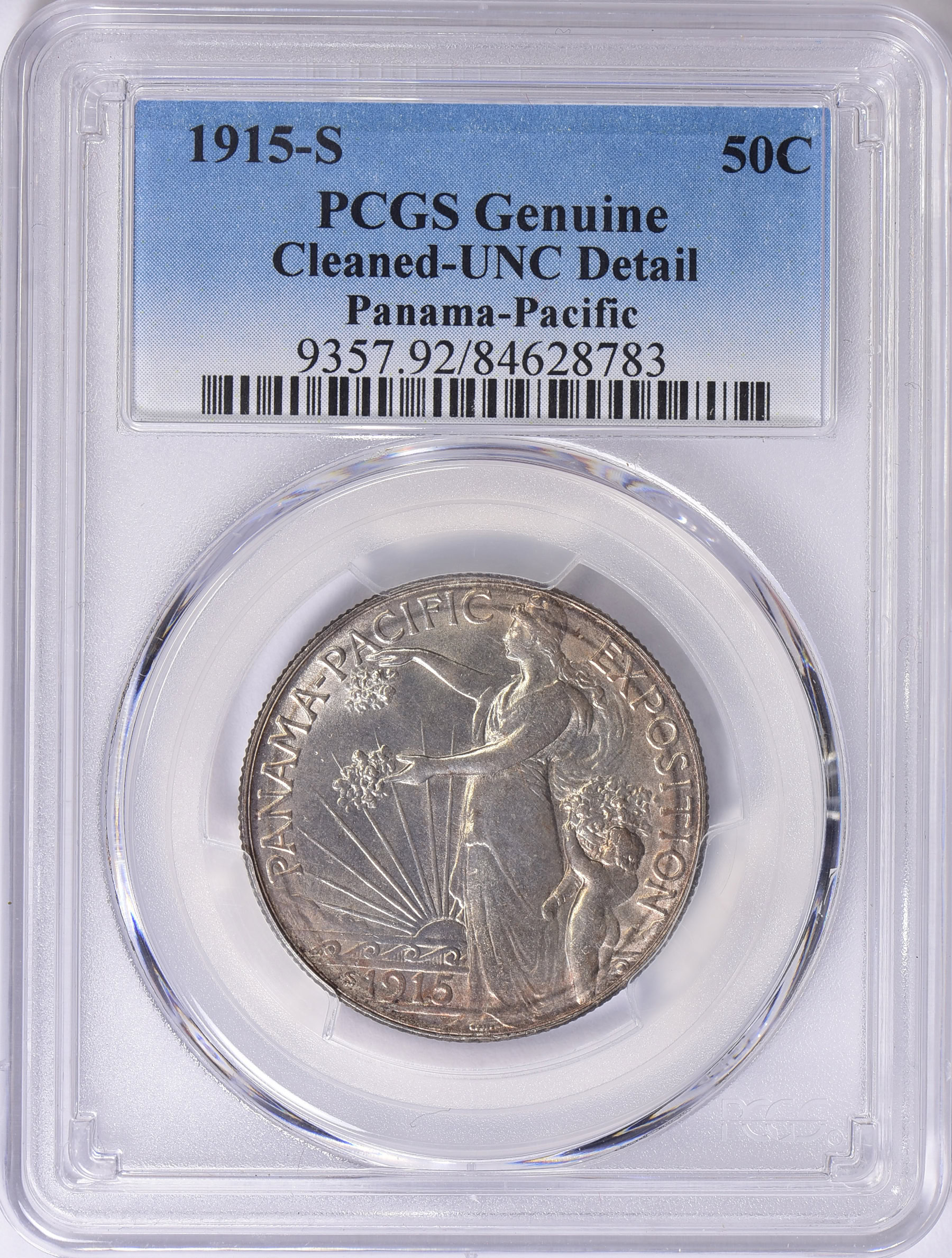1915-S Panama-Pacific Exposition Half Dollar PCGS Genuine Unc Details (Item 1735111 ...