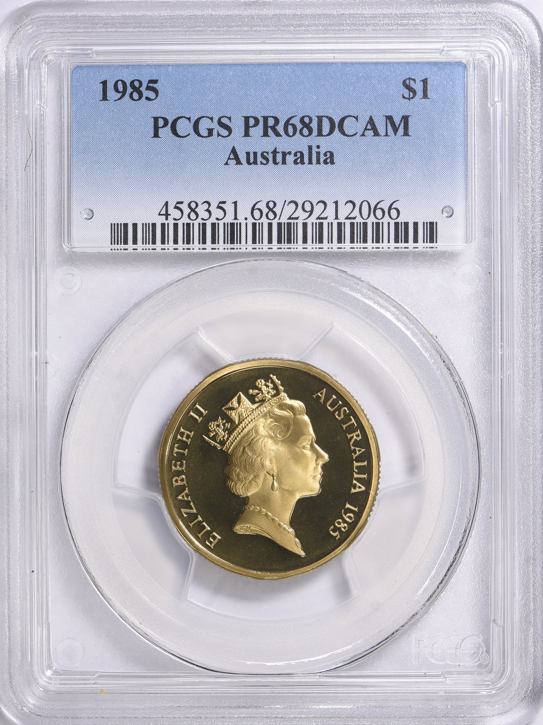 Australia 1985 Dollar KM-84 PCGS Proof-68 DCAM (Item 1735232 ...