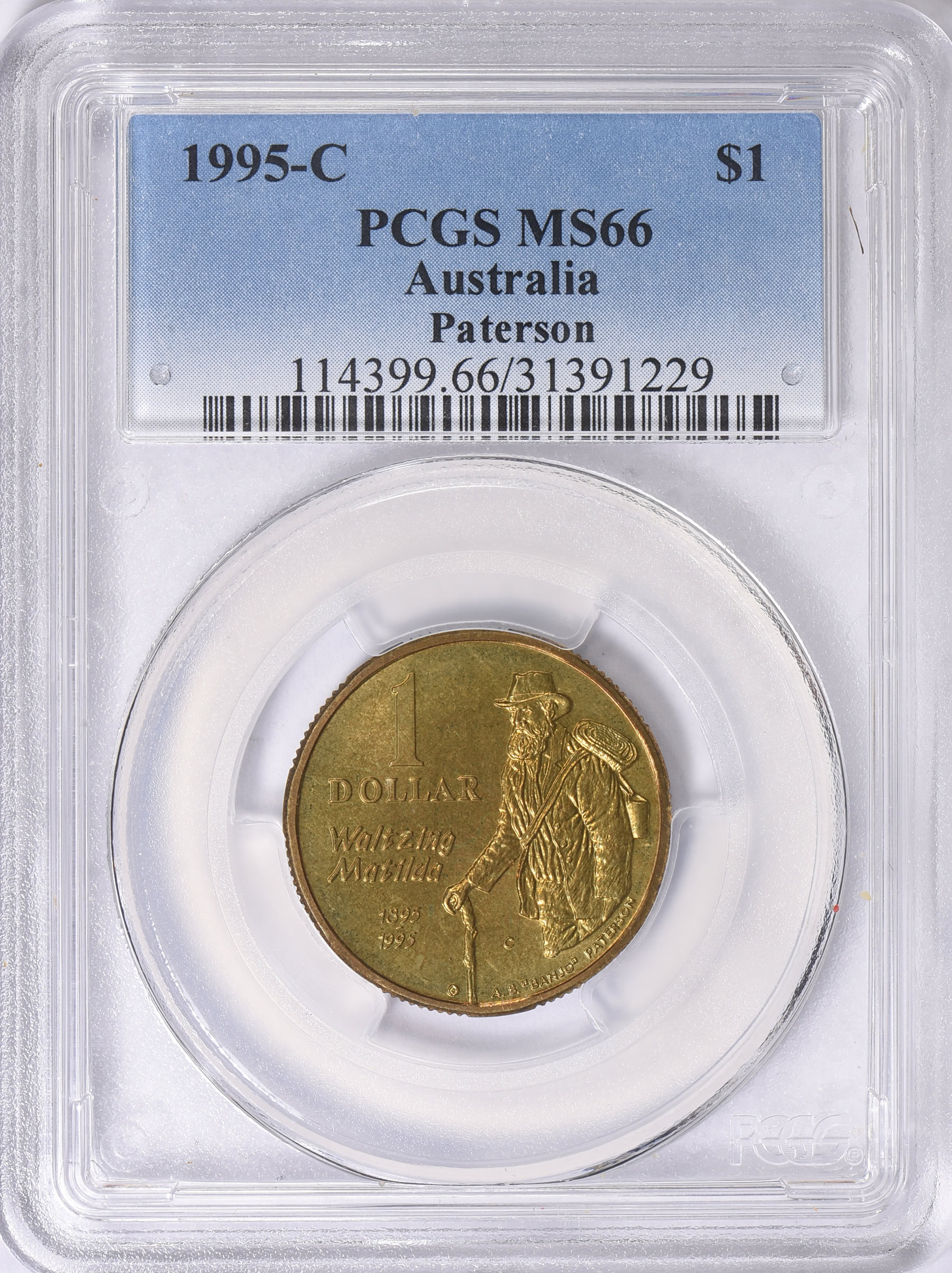 Australia 1995-C Dollar Paterson KM-269 PCGS MS-66 (Item 1735233 ...