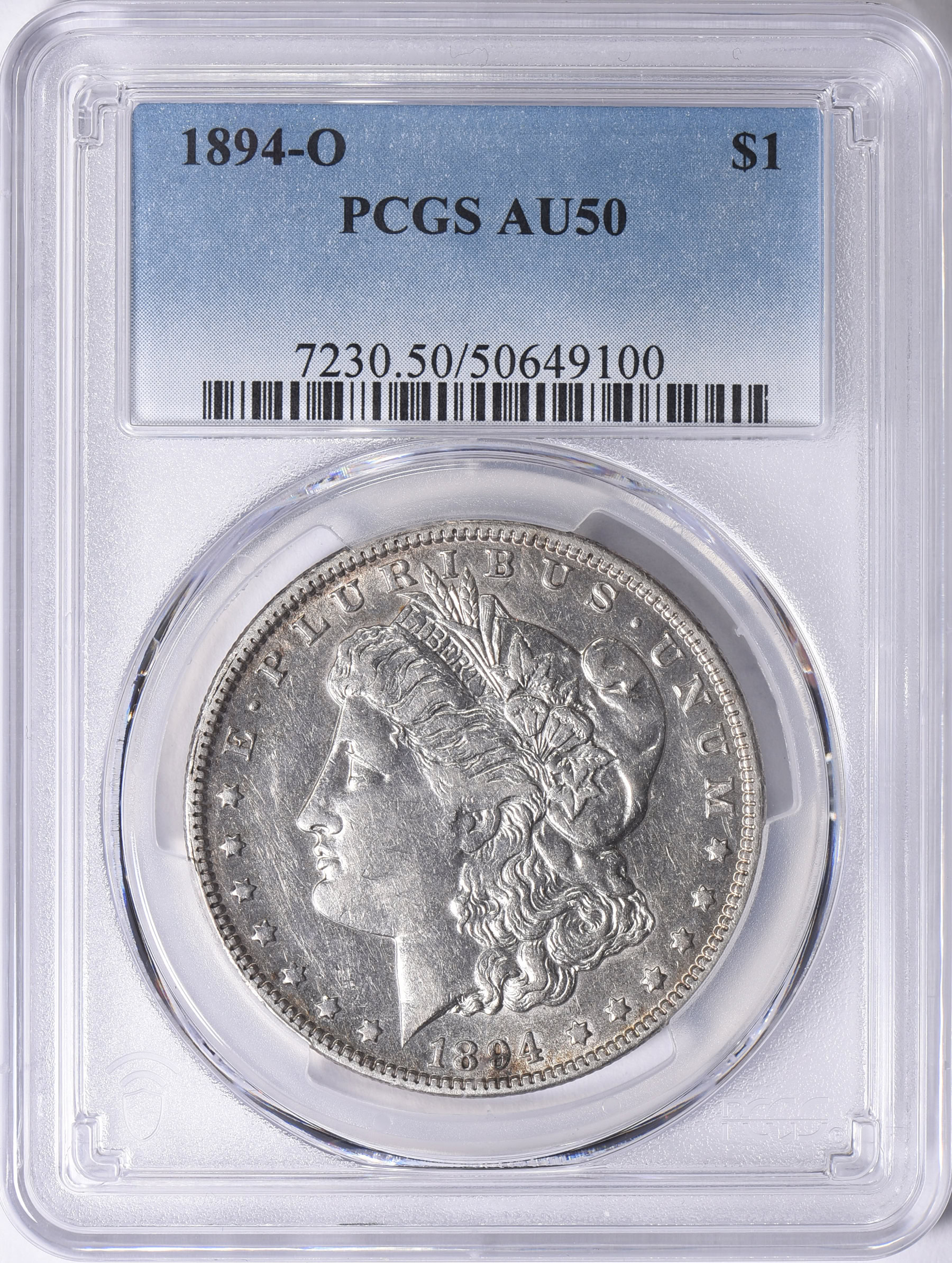 1894-O Morgan Silver Dollar PCGS AU-50 (Item 1735958) | GreatCollections Coin Auctions