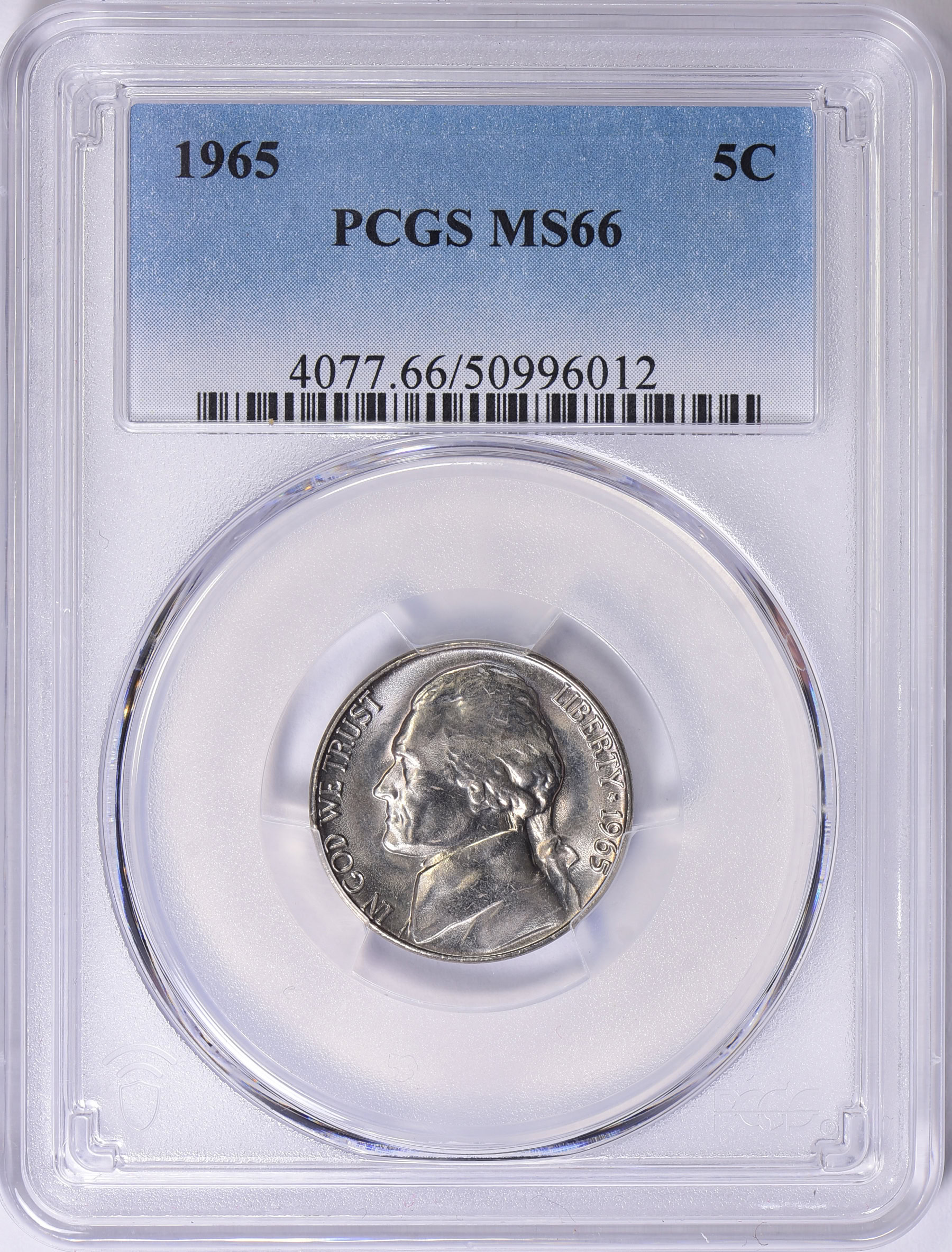 1965 Jefferson Nickel PCGS MS-66 (Toned) (Item 1736117 ...