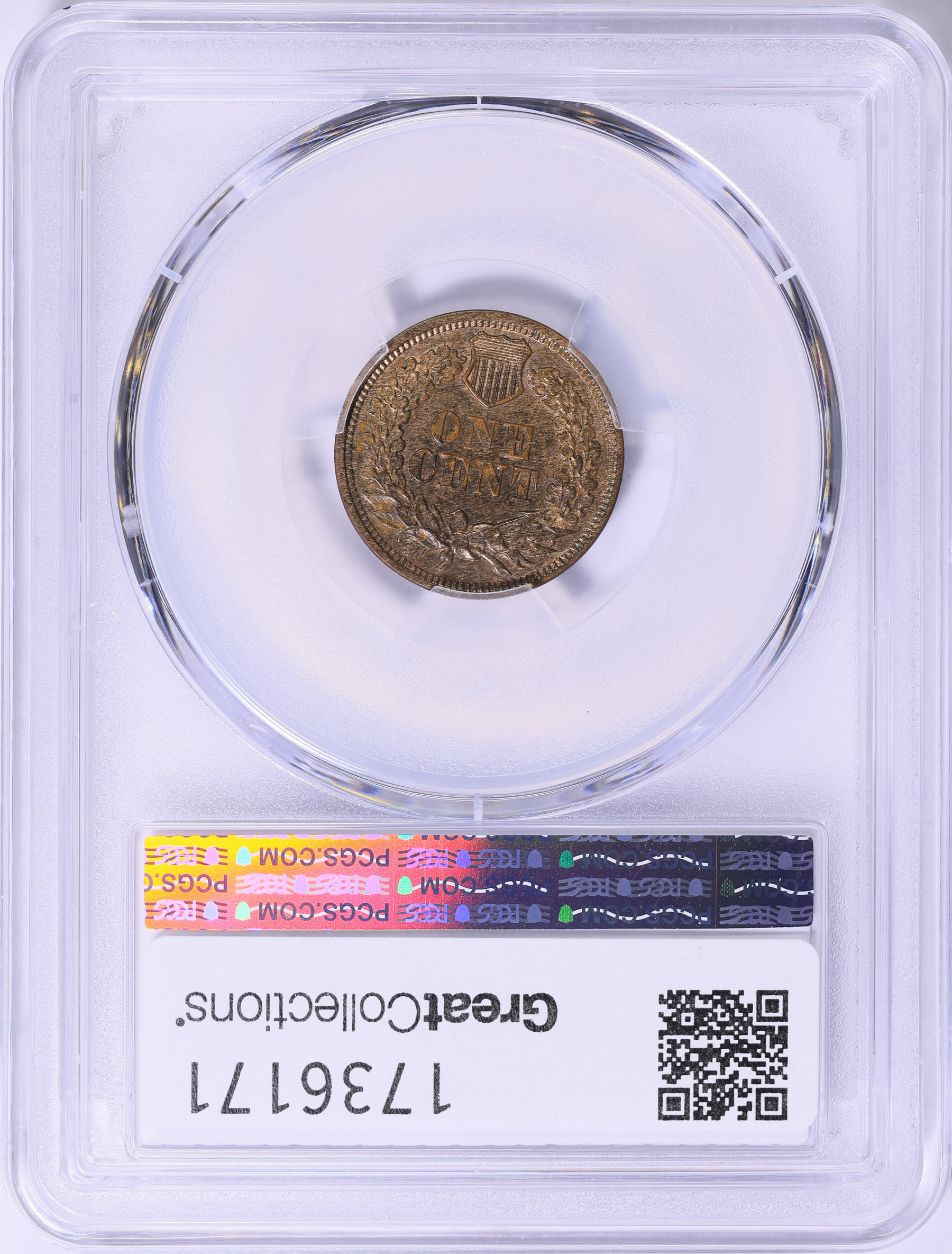 1870 Indian Cent PCGS Proof-63 BN (Item 1736171) | GreatCollections Coin Auctions