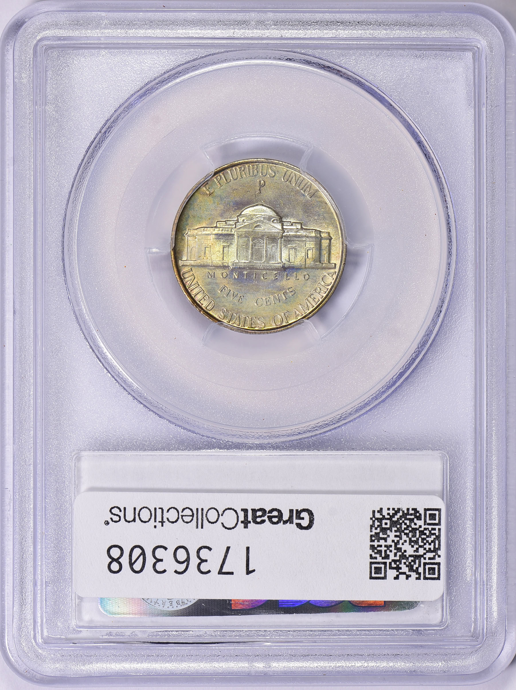 1942-P Jefferson Nickel Type 2 PCGS MS-66+ (Toned) (Item 1736308 ...