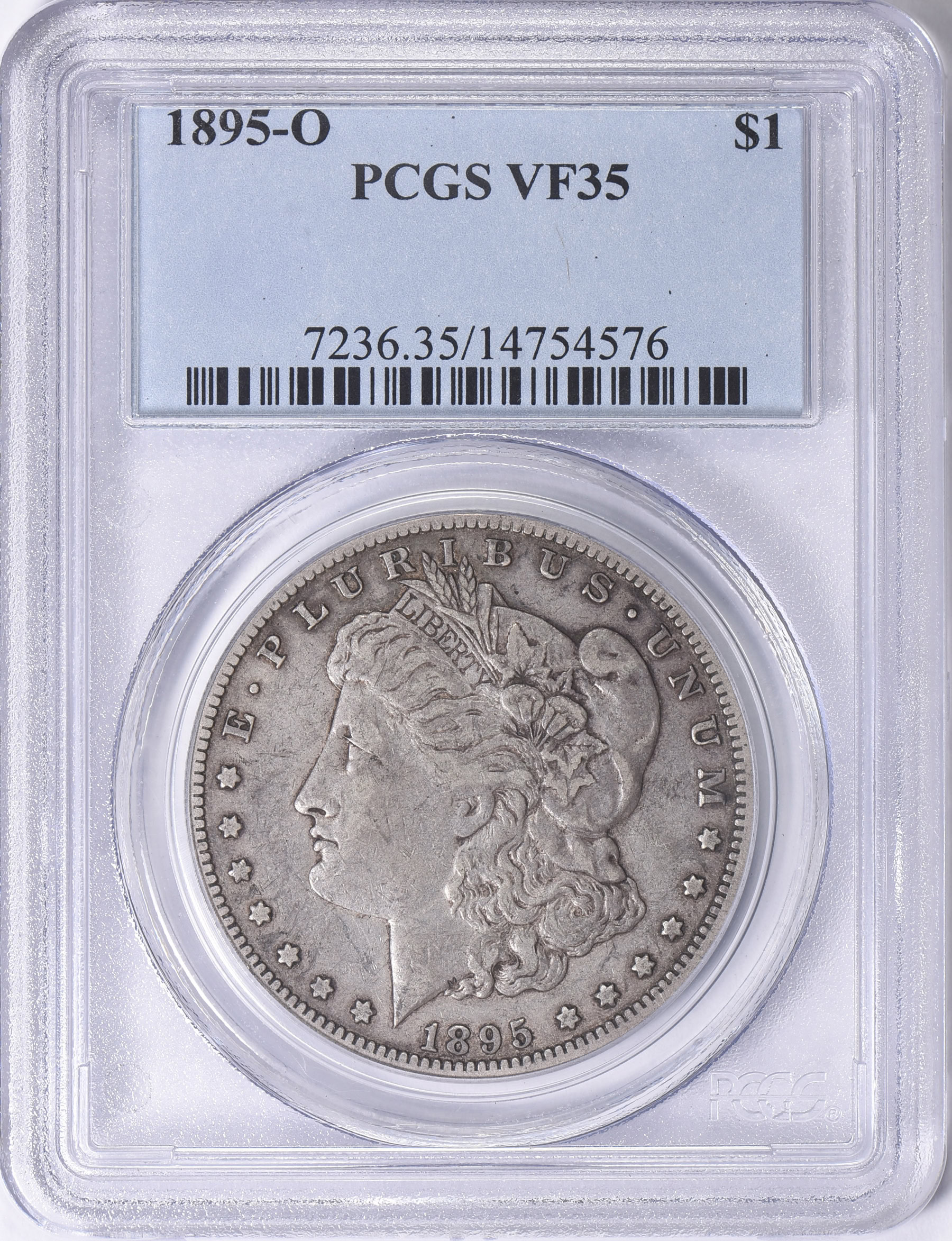 1895-O Morgan Silver Dollar PCGS VF-35 (Item 1736426) | GreatCollections Coin Auctions
