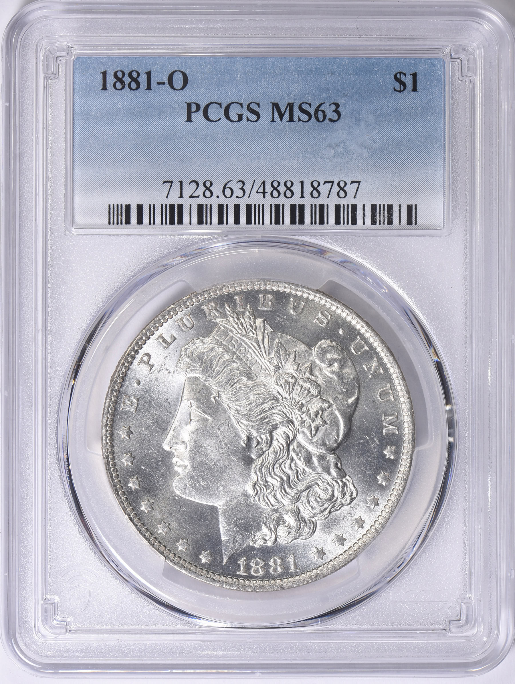 1881-O Morgan Silver Dollar PCGS MS-63 (Item 1736894) | GreatCollections Coin Auctions