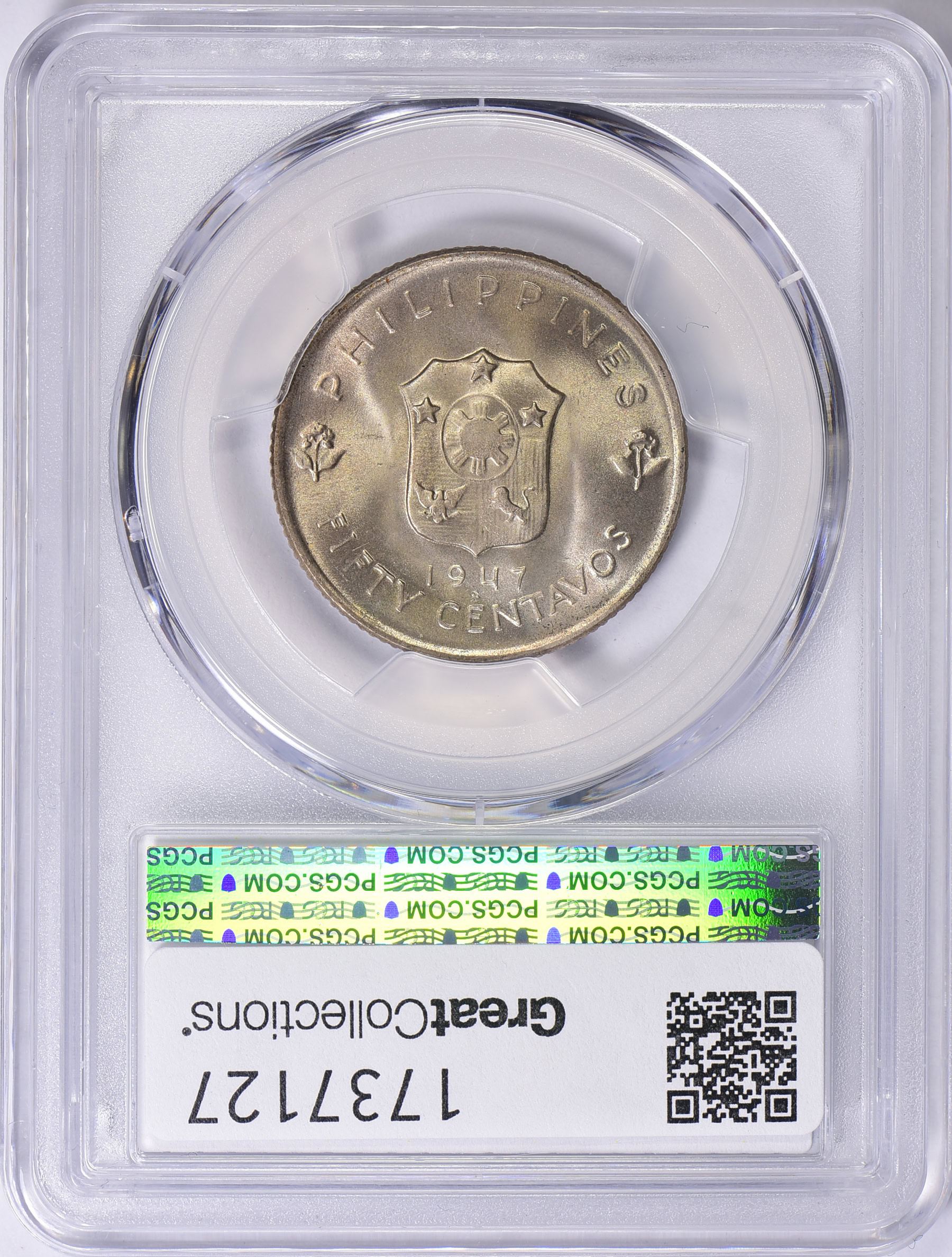 1947-S Philippines MacArthur Allen-R1a DDO PCGS MS-65 (Item 1737127 ...