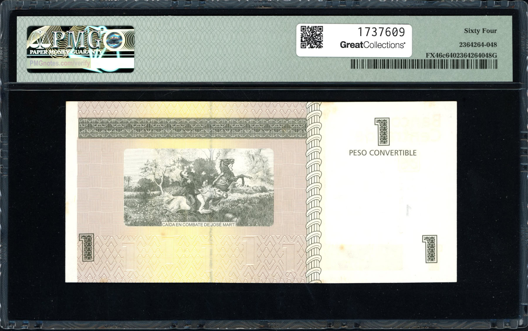 Cuba 2011 1 Peso Convertible Banco Central de Cuba Foreign Exchange ...