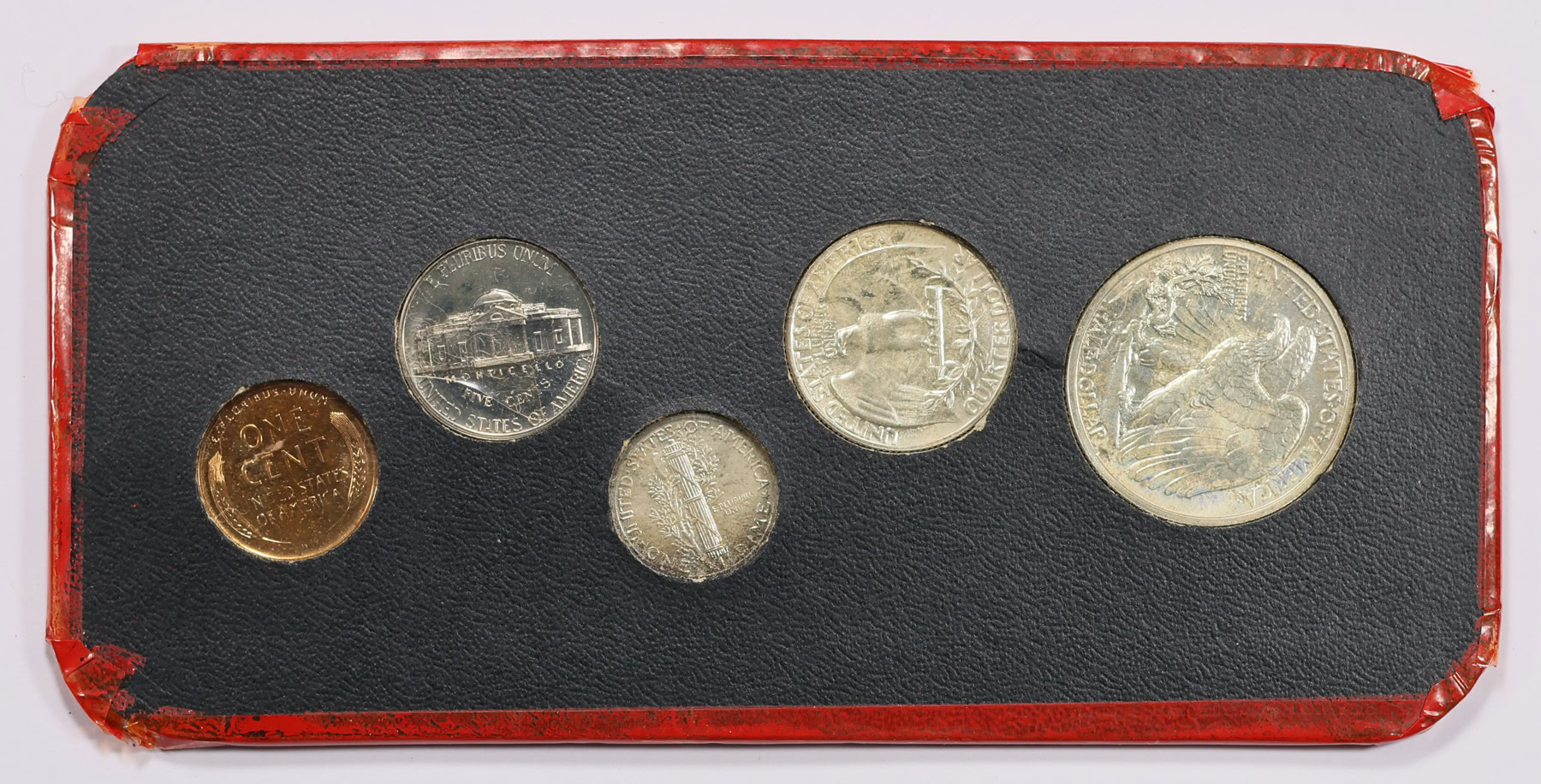 1940 1c-50c US Mint Proof Set Uncertified in Original Mint Packaging (5 ...