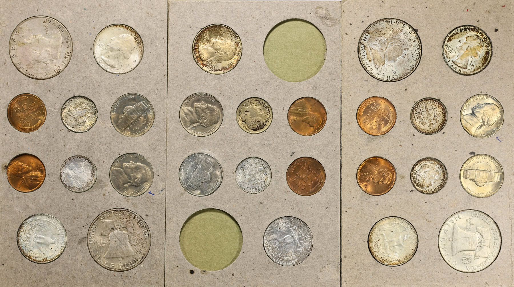 1948 U.S. Mint Double Mint Set Uncertified in Original Government ...