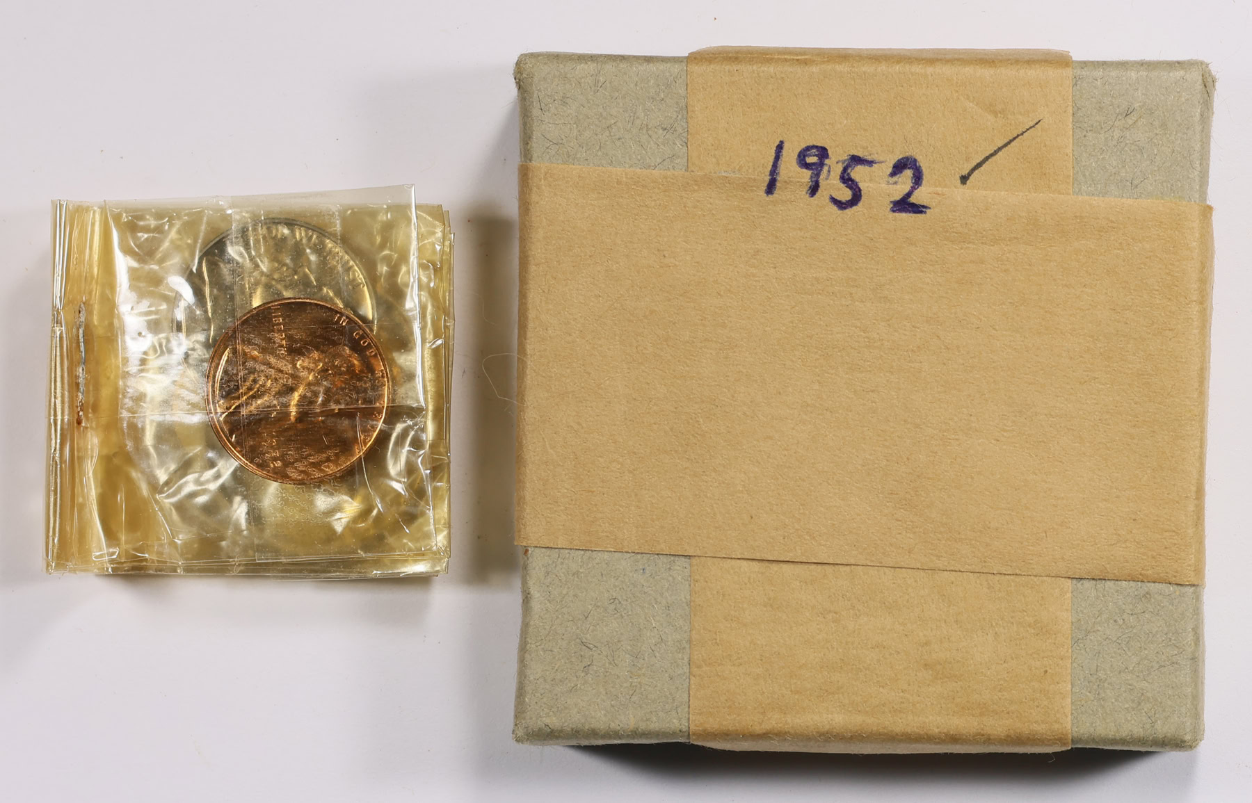 1952 1c-50c U.S. Proof Set Uncertified in Original Government Packaging ...