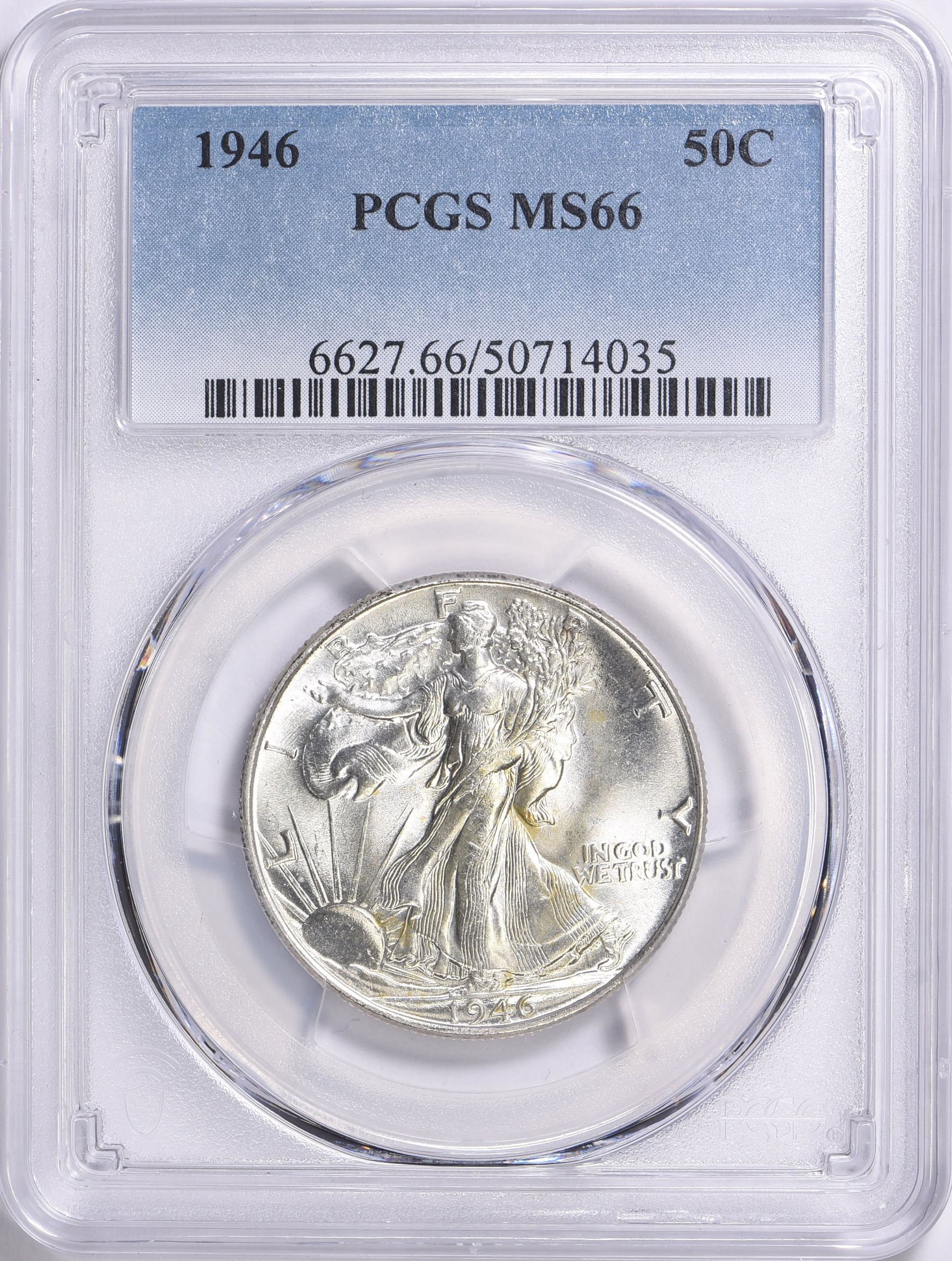 1946 Walking Liberty Half Dollar PCGS MS-66 (Item 1737966) | GreatCollections Coin Auctions