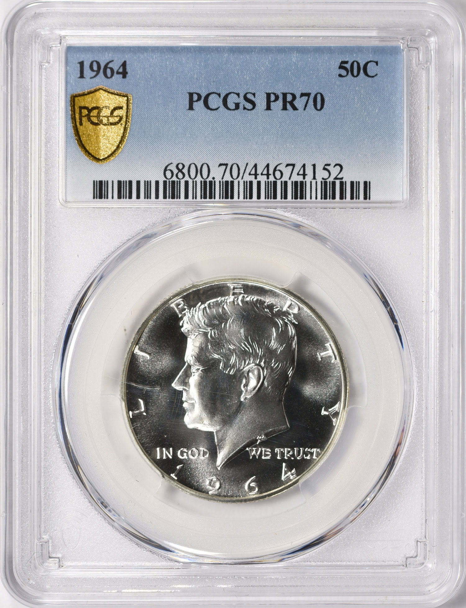 1964 Kennedy Half Dollar PCGS Proof-70 (Item 1738121 ...