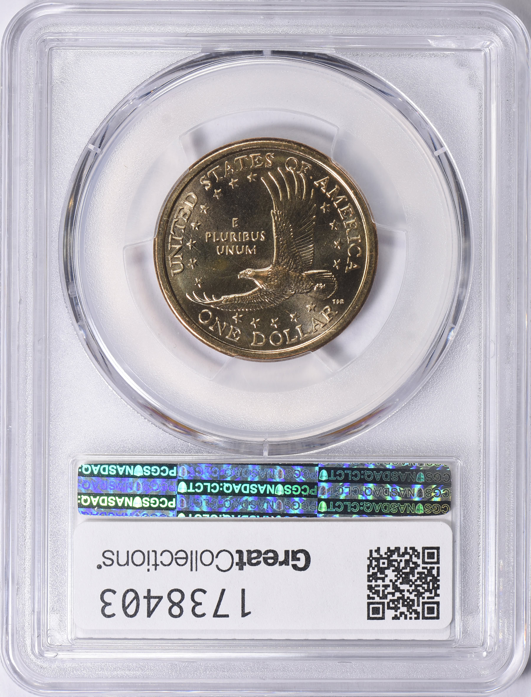 2000-D Sacagawea Dollar (From Millennium Coin and Currency Set) PCGS MS ...