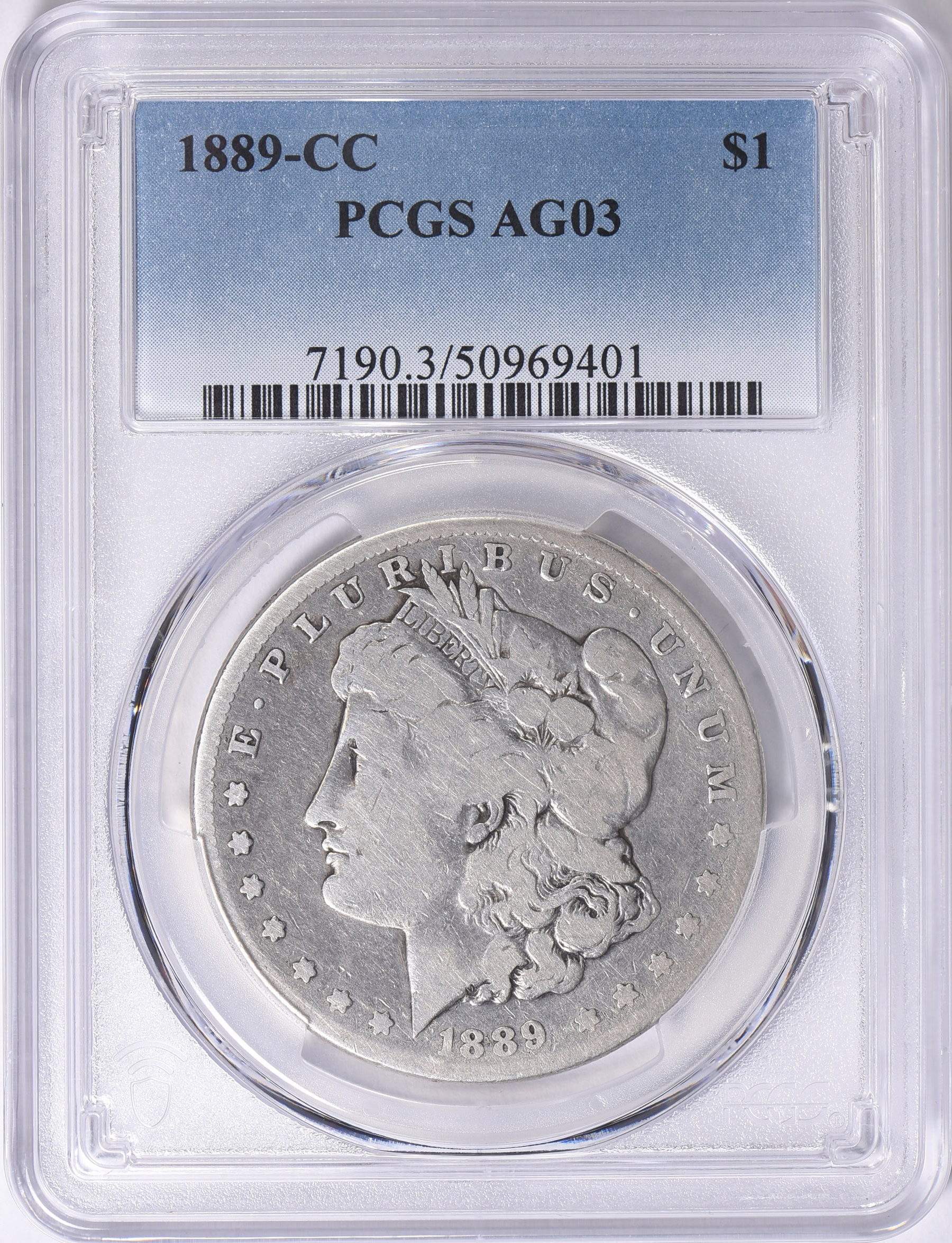 1889-CC Morgan Silver Dollar PCGS AG-03 (Item 1738663 ...