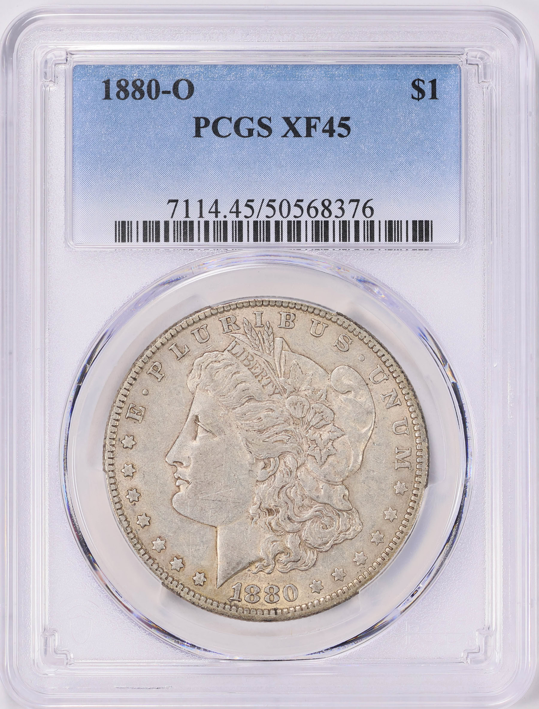 1880-O Morgan Silver Dollar PCGS XF-45 (Item 1738746) | GreatCollections Coin Auctions