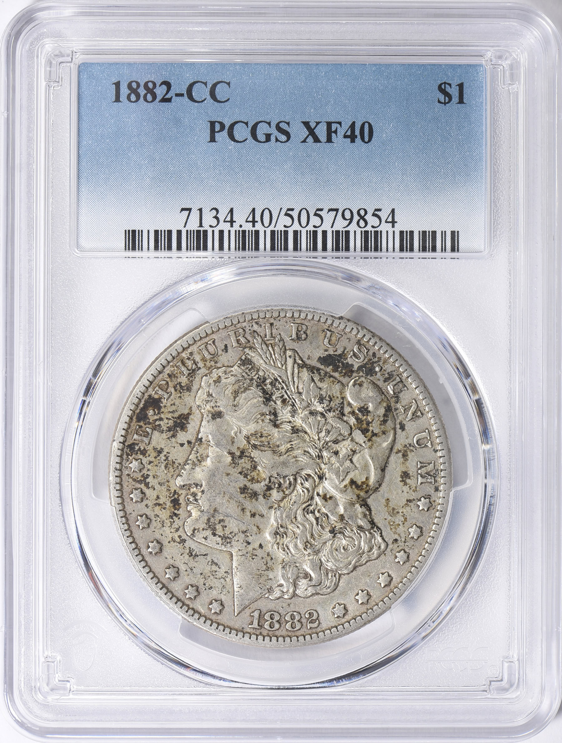 1882-CC Morgan Silver Dollar PCGS XF-40 (Item 1738770) | GreatCollections Coin Auctions