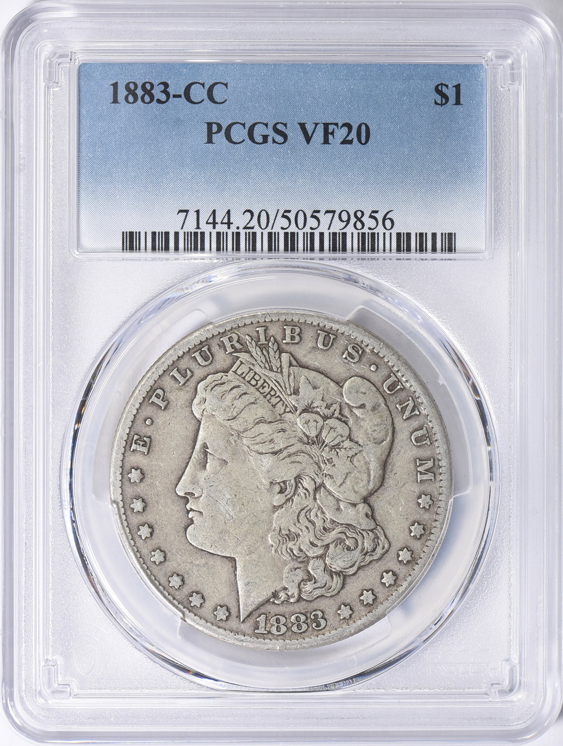 1883-CC Morgan Silver Dollar PCGS VF-20 (Item 1738772 ...