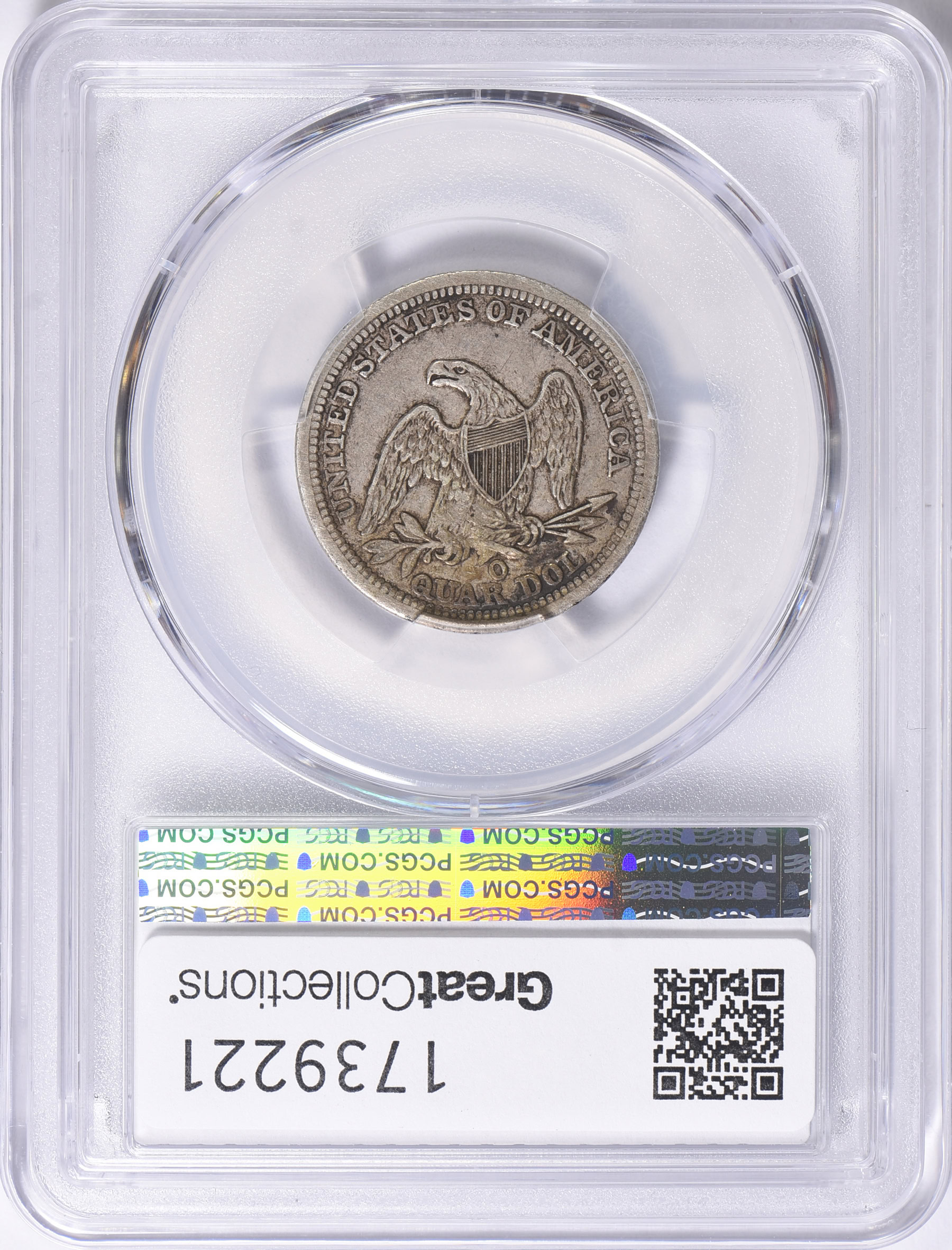 1847-O Seated Liberty Quarter PCGS XF-40 (Item 1739221 ...