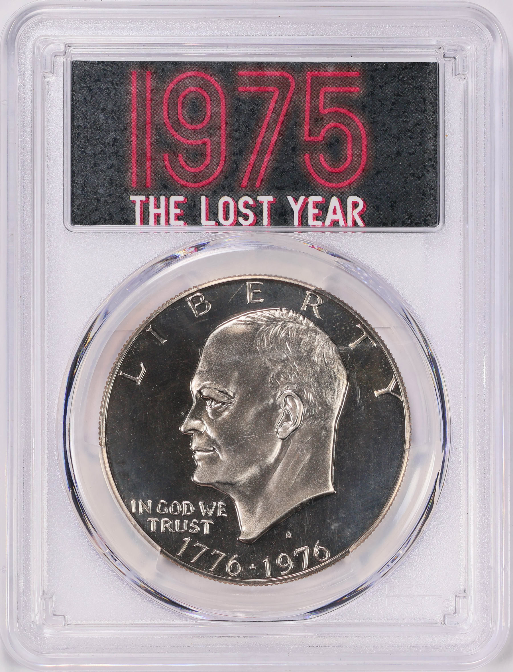 1976-S (1975) Eisenhower Dollar Clad Type 1 (From the 1975 Proof Set ...