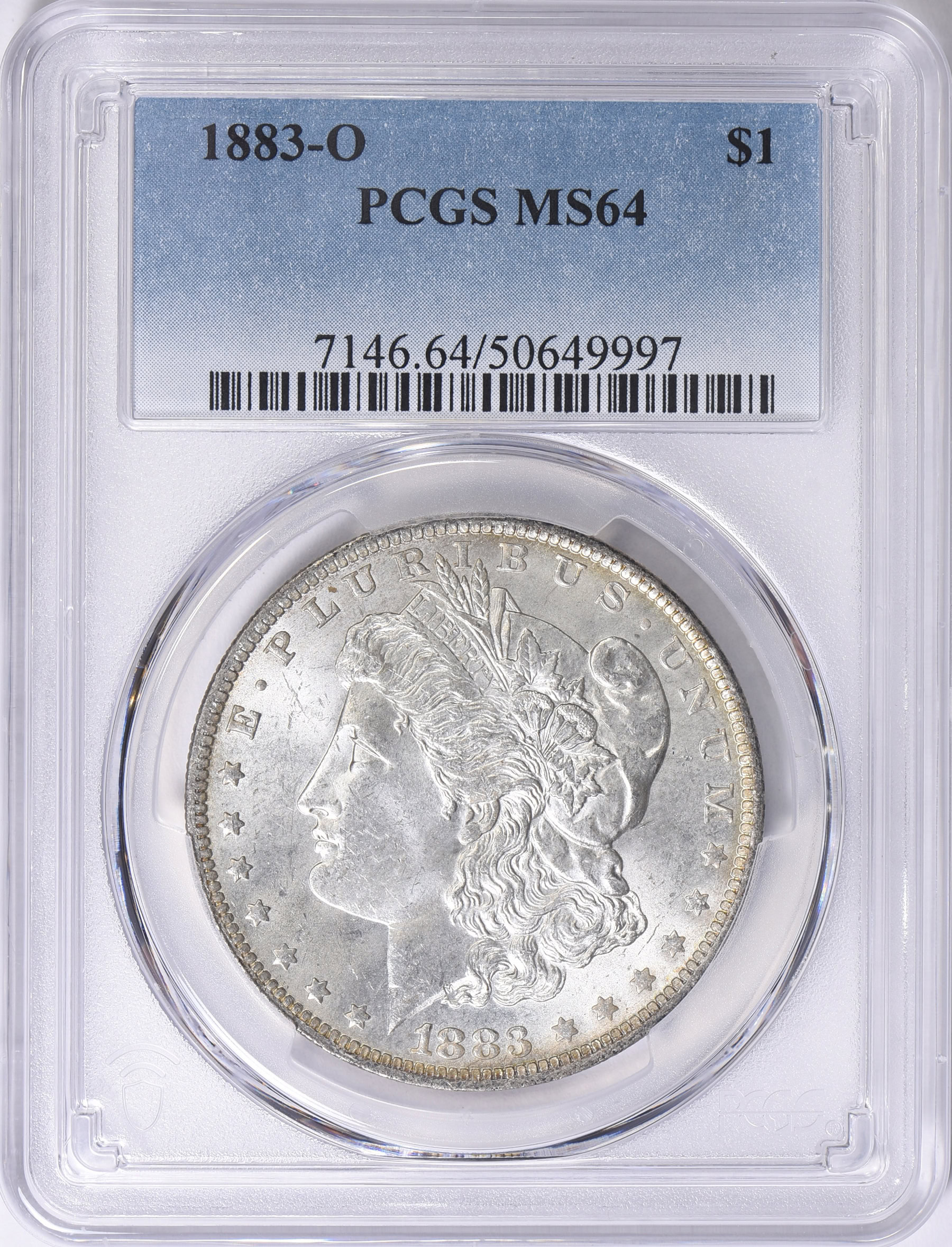 1883-O Morgan Silver Dollar PCGS MS-64 (Item 1740127) | GreatCollections Coin Auctions