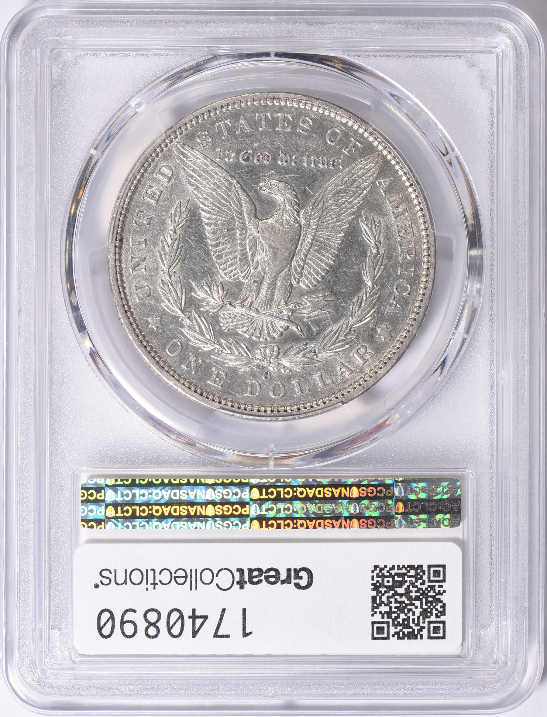 1895-O Morgan Silver Dollar PCGS AU-53 (Item 1740890) | GreatCollections Coin Auctions