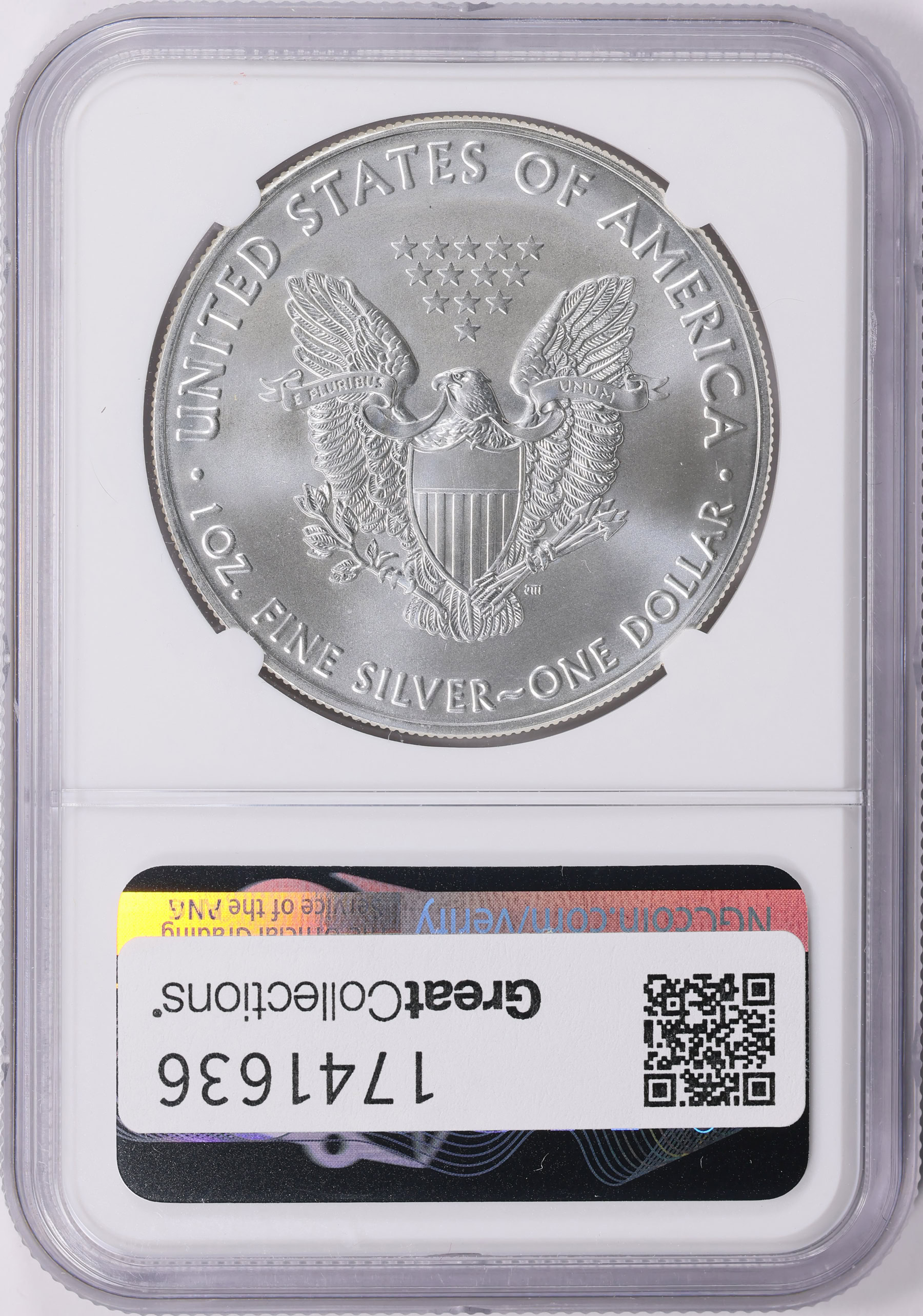 2021 $1 Silver Eagle Type 1 NGC MS-70 (U.S. State Series Tennessee Label) (Item 1741636 ...