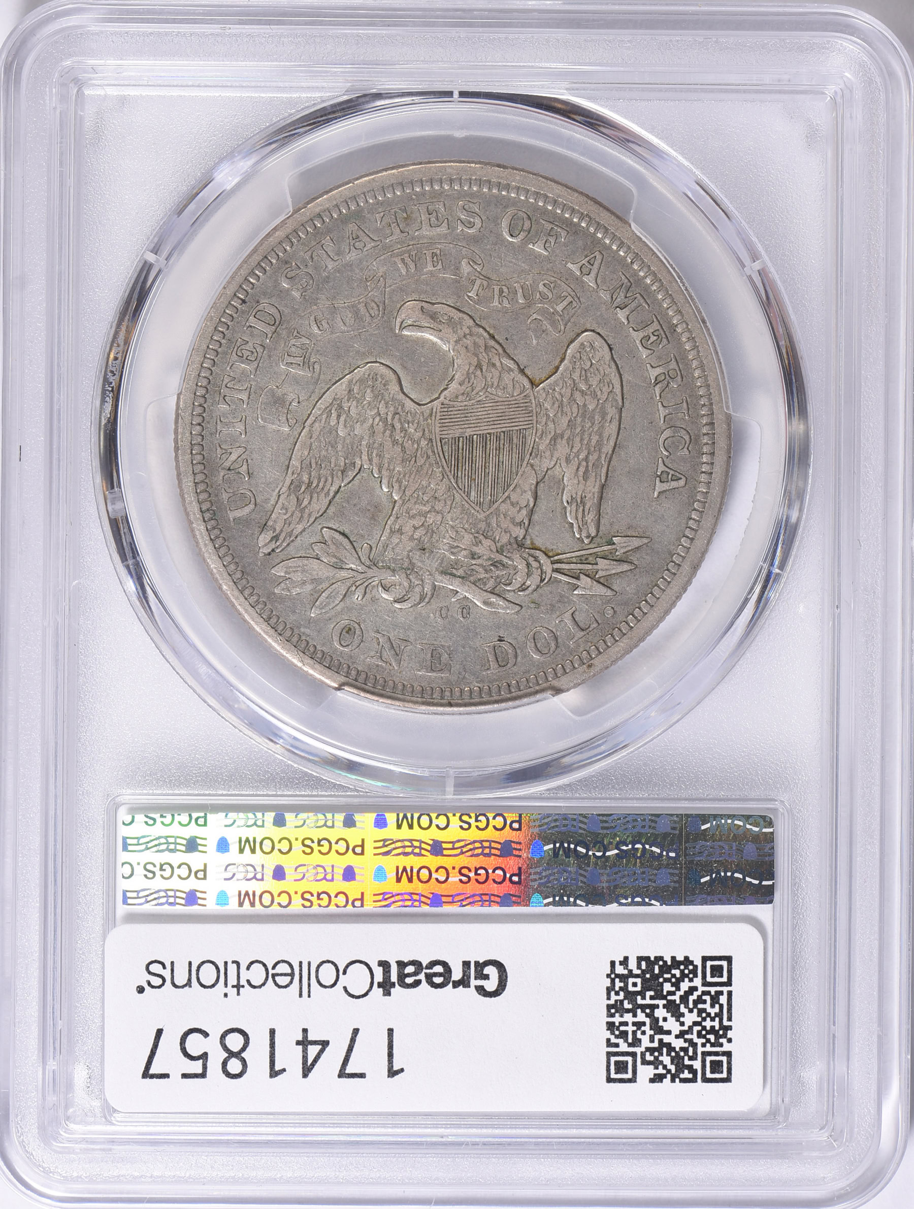 1870-CC Seated Liberty Silver Dollar PCGS F-15 (Item 1741857 ...