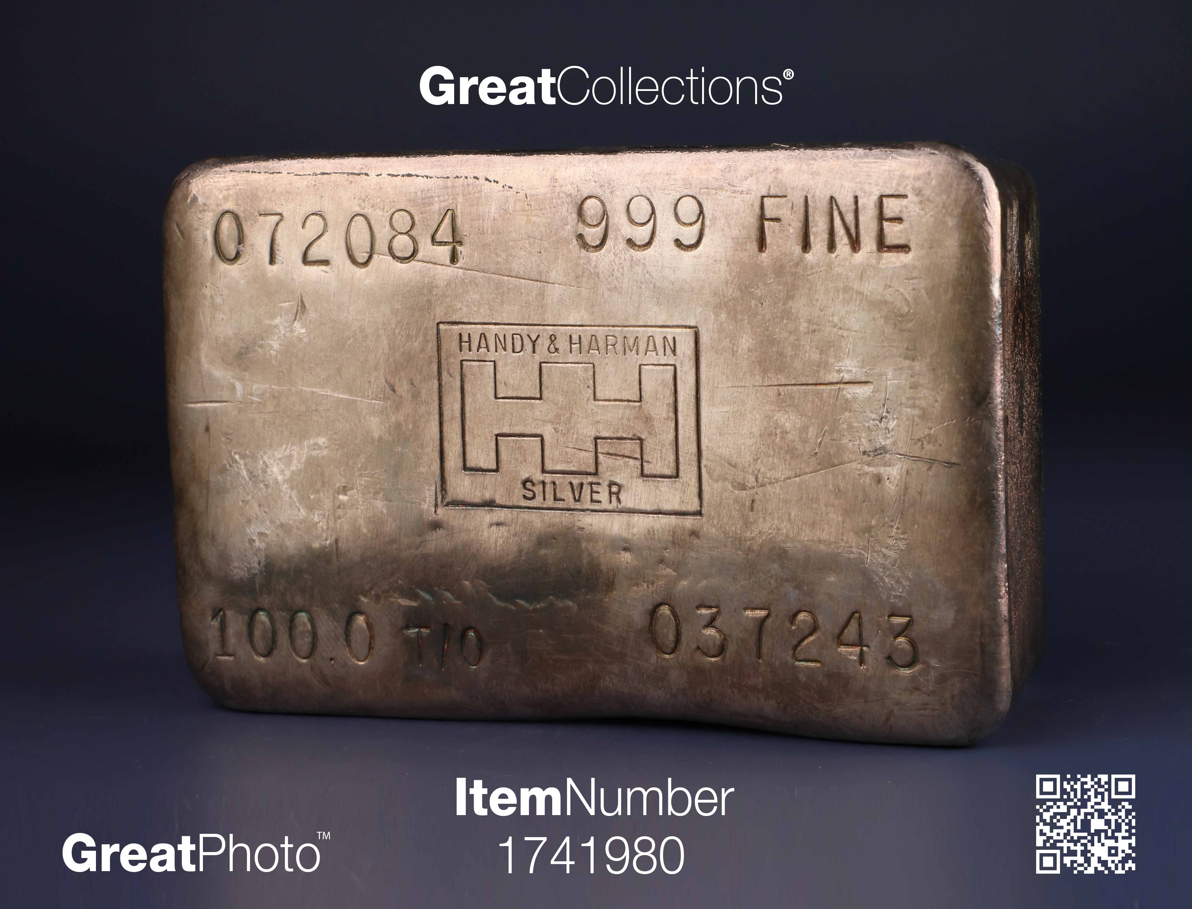 ND Silver 100oz Private Mint Ingot/Bar Uncertified (ASW = 99.999 oz ...