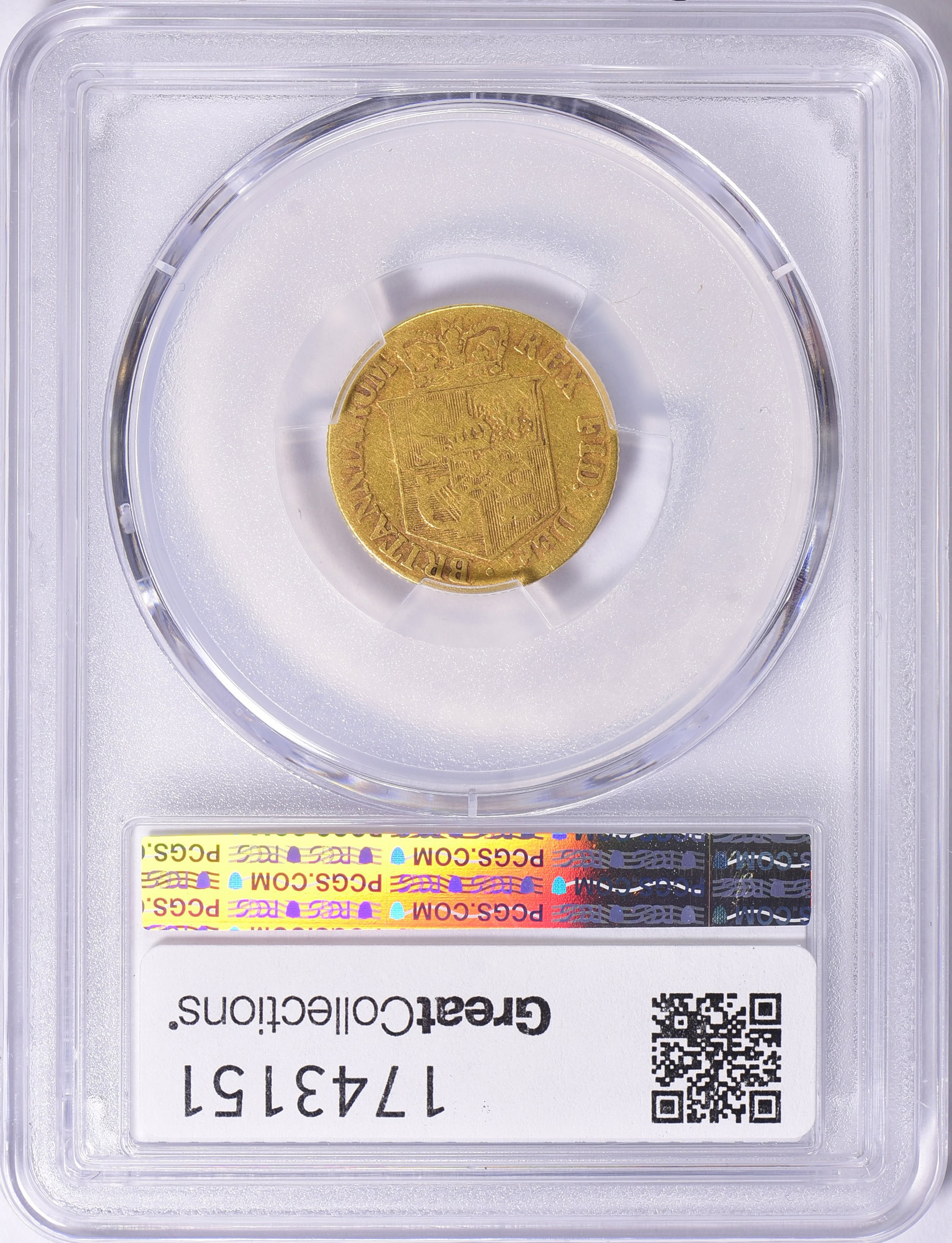 Great Britain 1818 Gold 1/2 Sovereign KM-673 PCGS VG-10 (AGW = 0.1176 ...