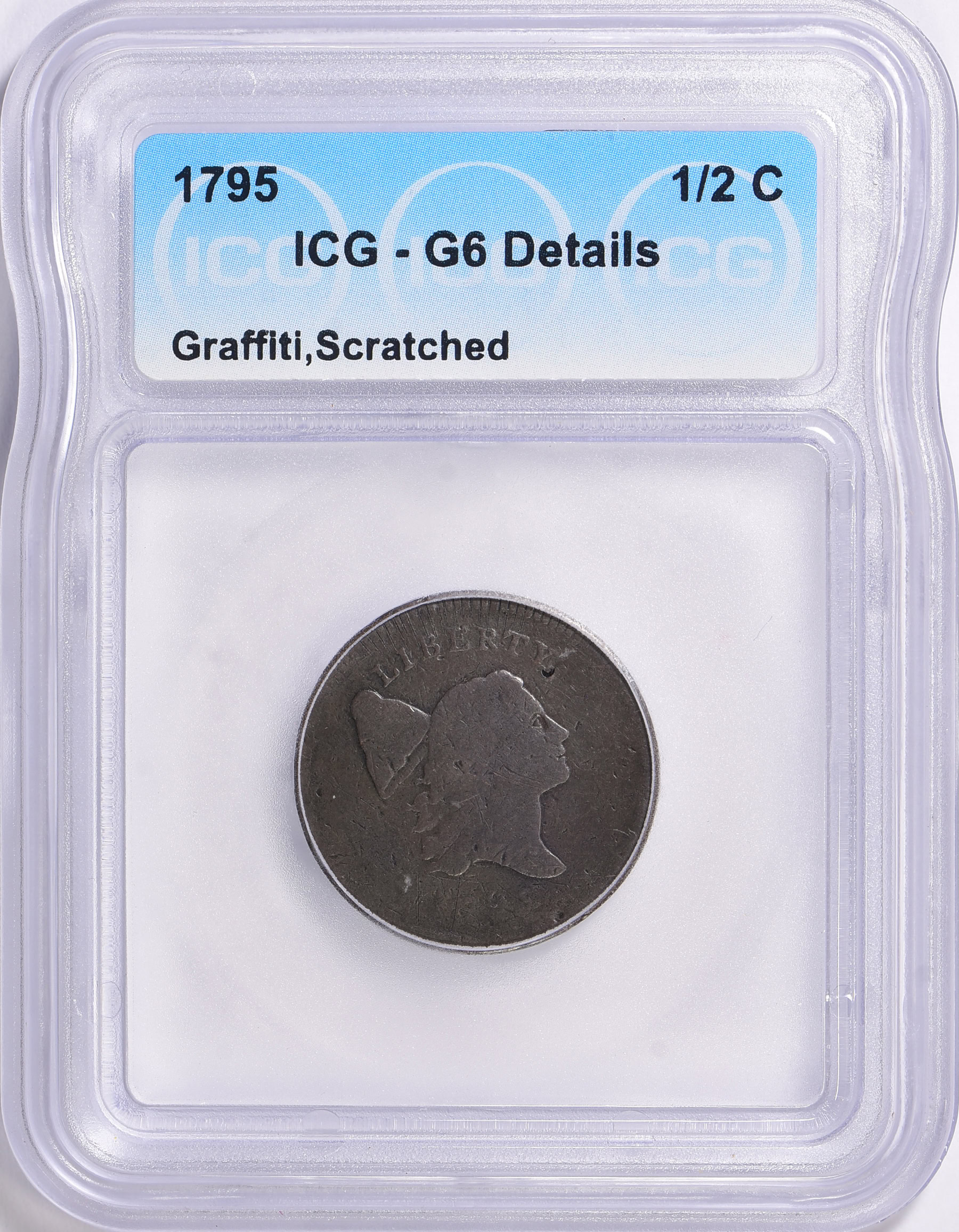 1795 Liberty Cap Half Cent ICG G-06 Details (Item 1743340 ...