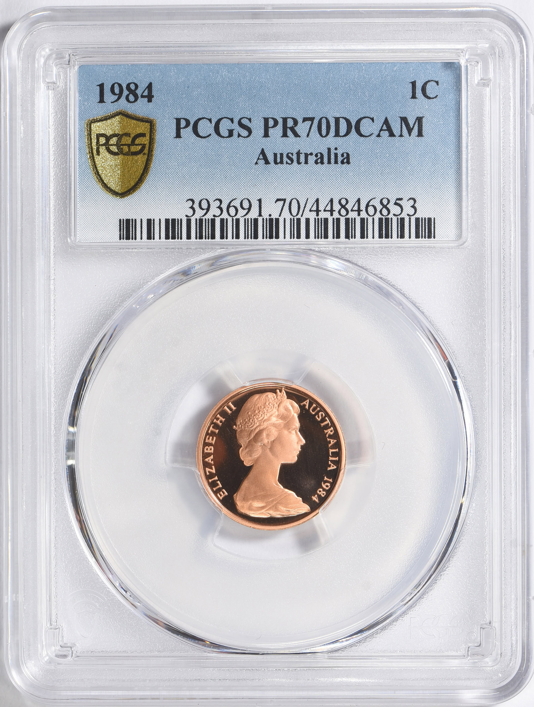 Australia 1984 Penny KM-62 PCGS Proof-70 DCAM (Item 1743399 ...