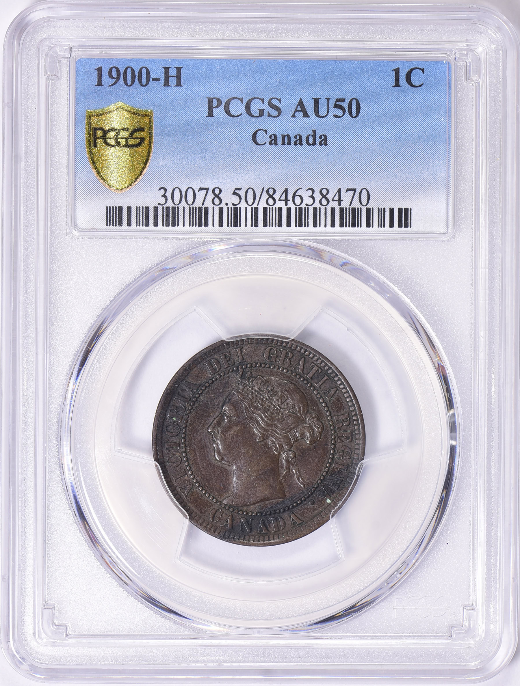 Canada 1900-H Cent KM-7 PCGS AU-50 BN (Item 1743548) | GreatCollections Coin Auctions