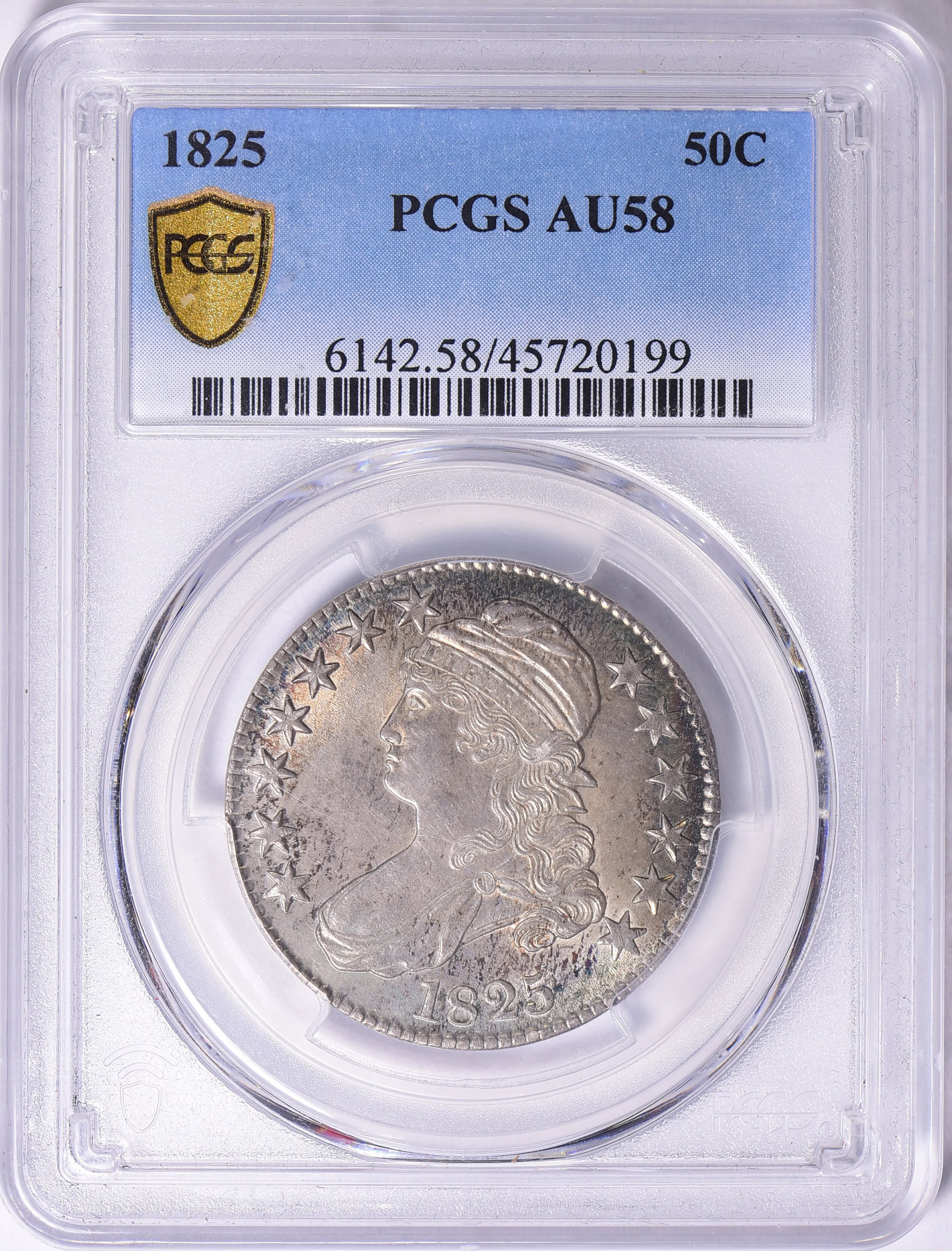 1825 Capped Bust Half Dollar PCGS AU-58 (Item 1743594) | GreatCollections Coin Auctions