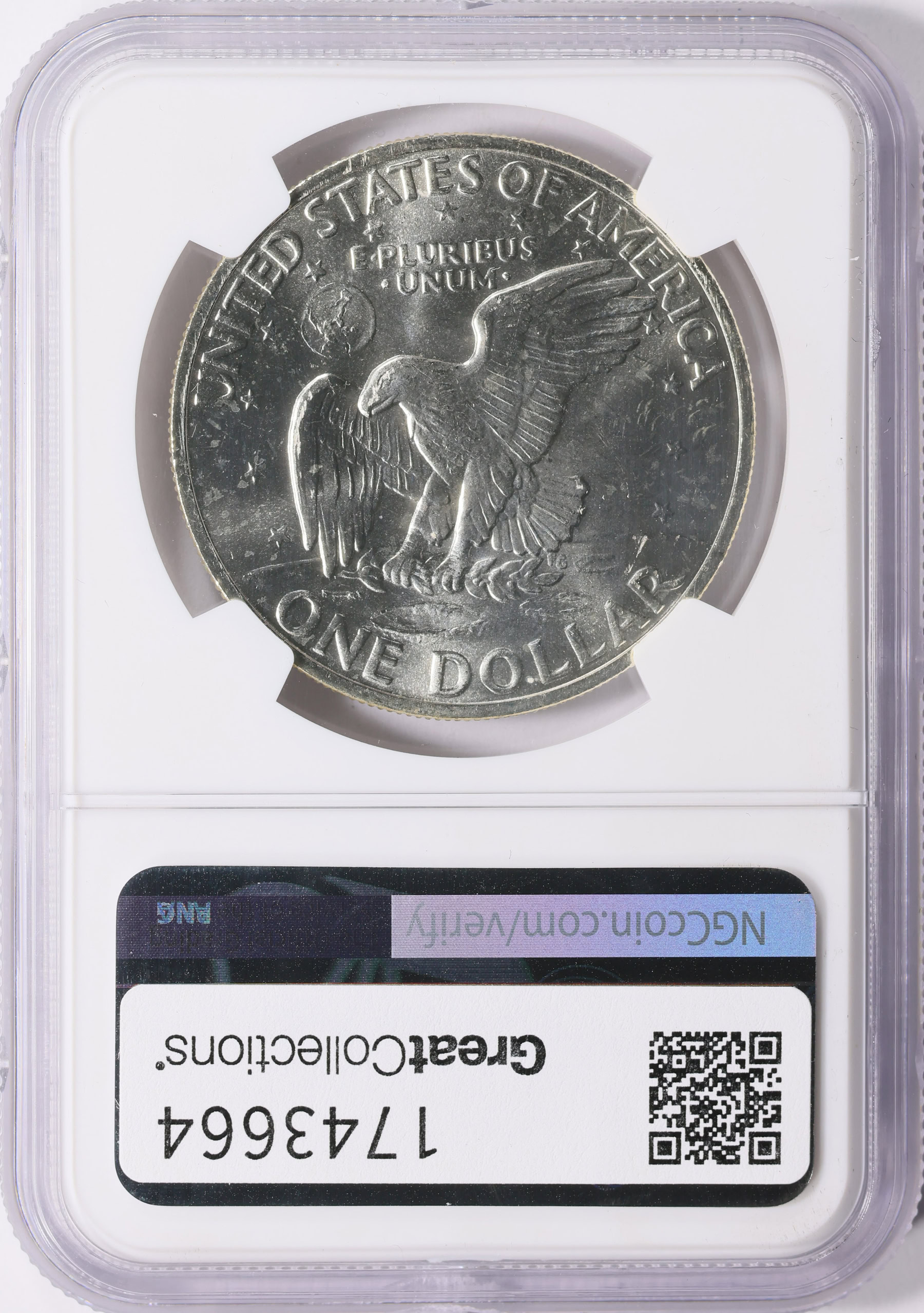 1971-S Eisenhower Dollar DDO VP-010 Silver NGC MS-64 (Item 1743664 ...