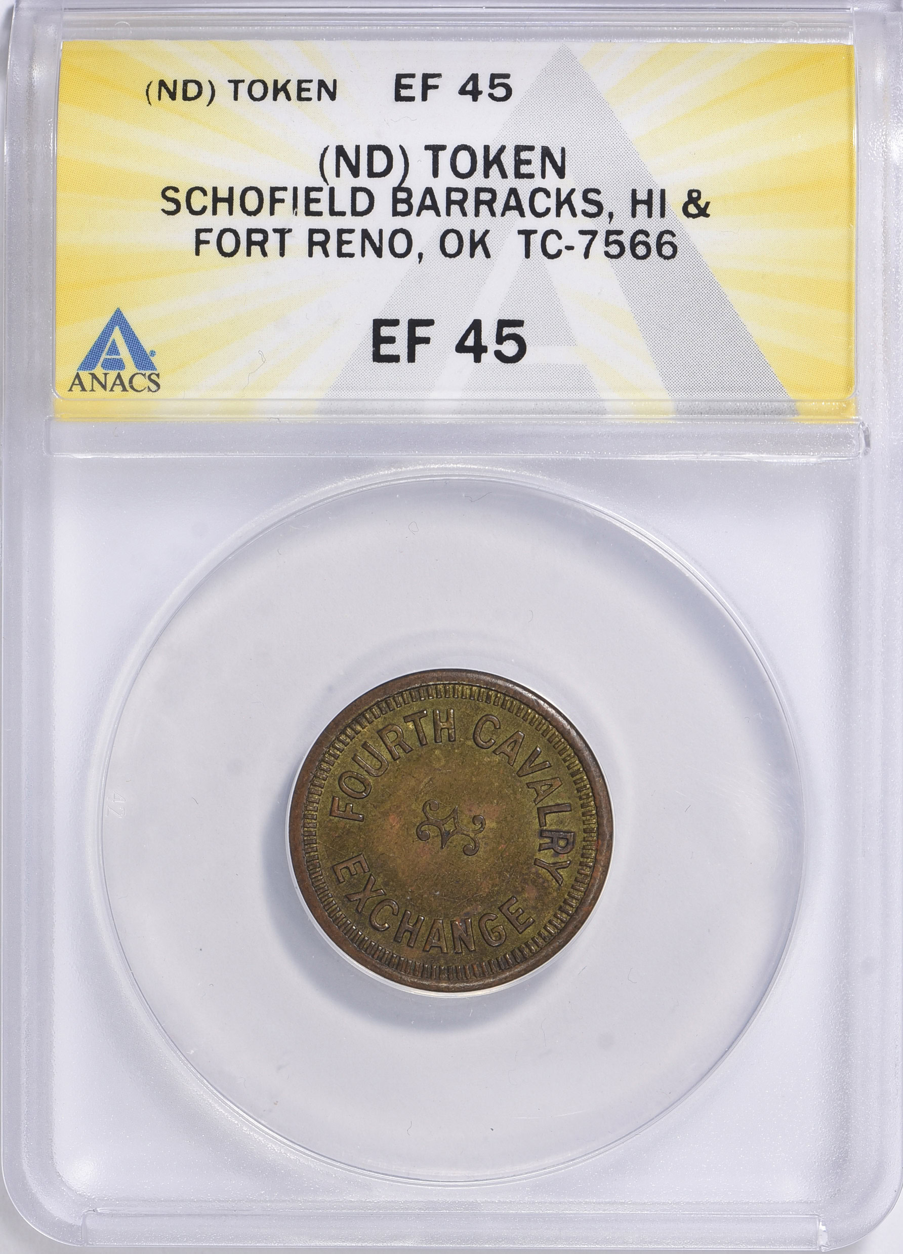 ND Schofield Barracks, Hawaii & Fort Reno, Oklahoma 5 Cents Fourth ...