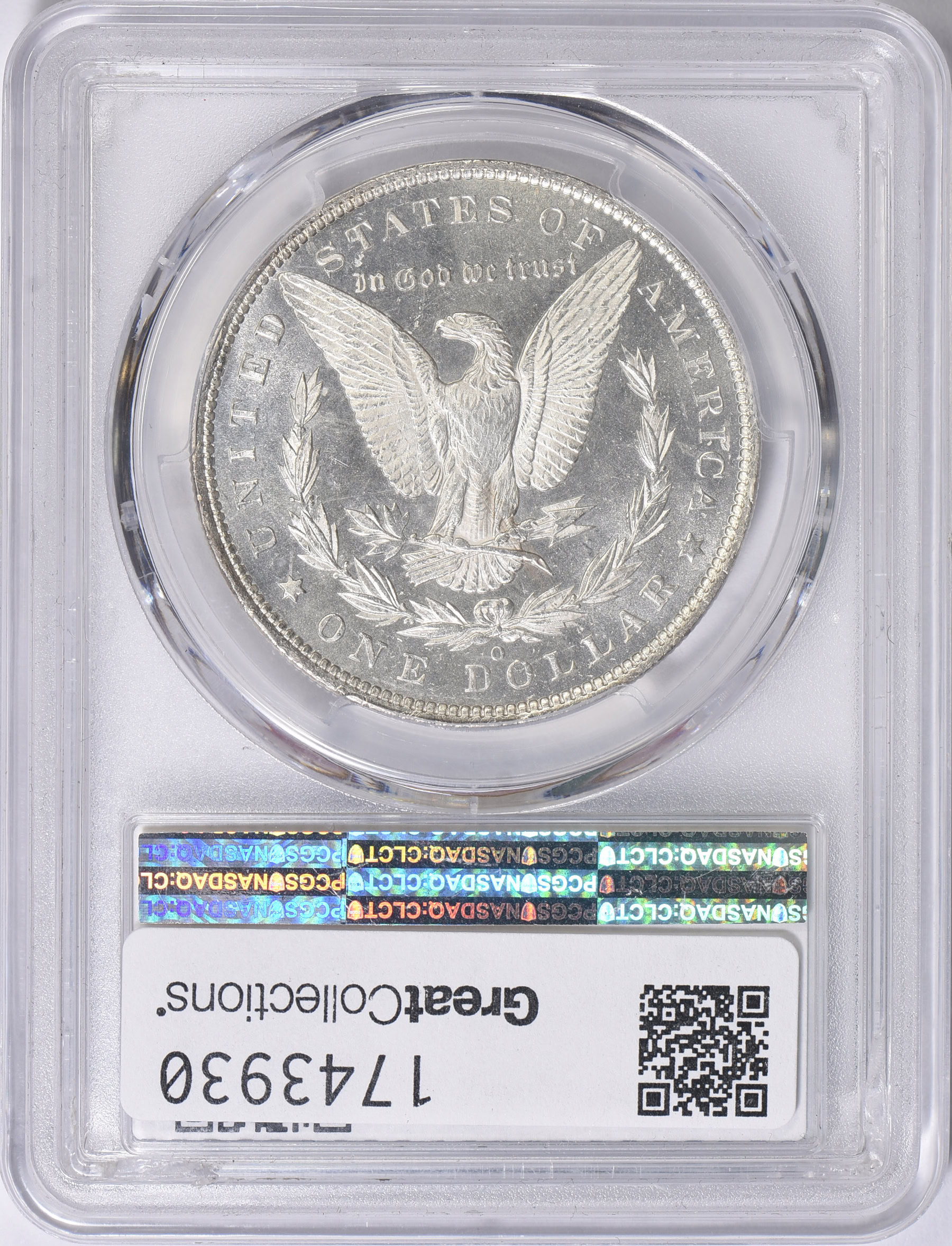 1886-O Morgan Silver Dollar PCGS MS-64 PL (CAC Green) (Item 1743930) | GreatCollections Coin ...