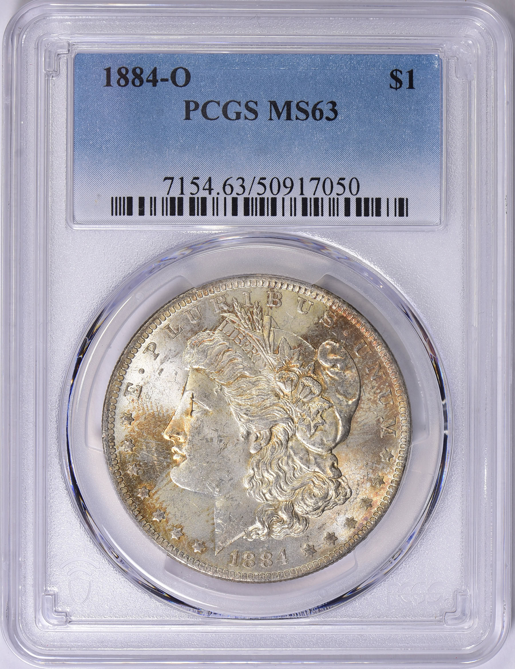 1884-O Morgan Silver Dollar PCGS MS-63 (Item 1744271) | GreatCollections Coin Auctions